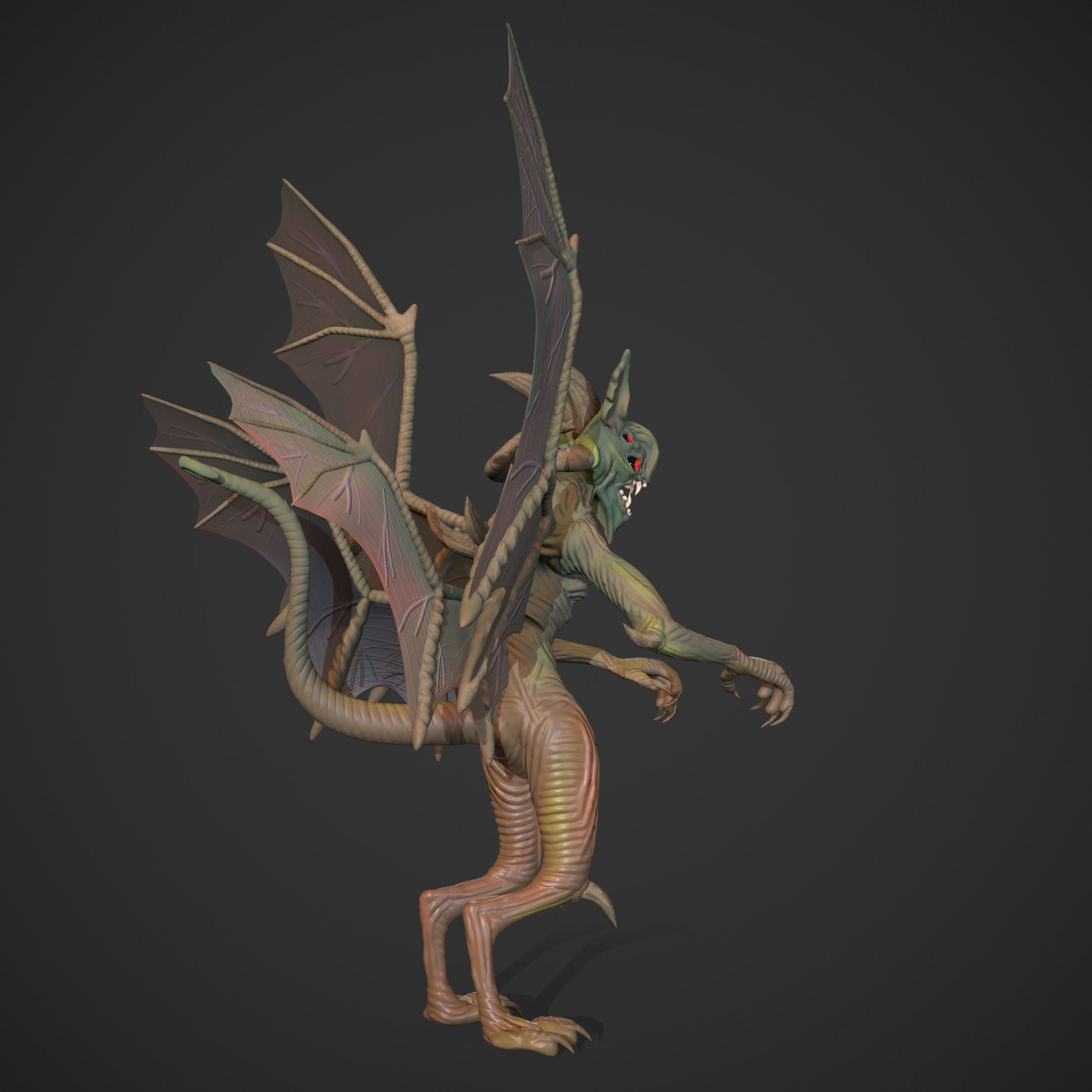 3D model Stylized Gargoyle VR / AR / low-poly | CGTrader