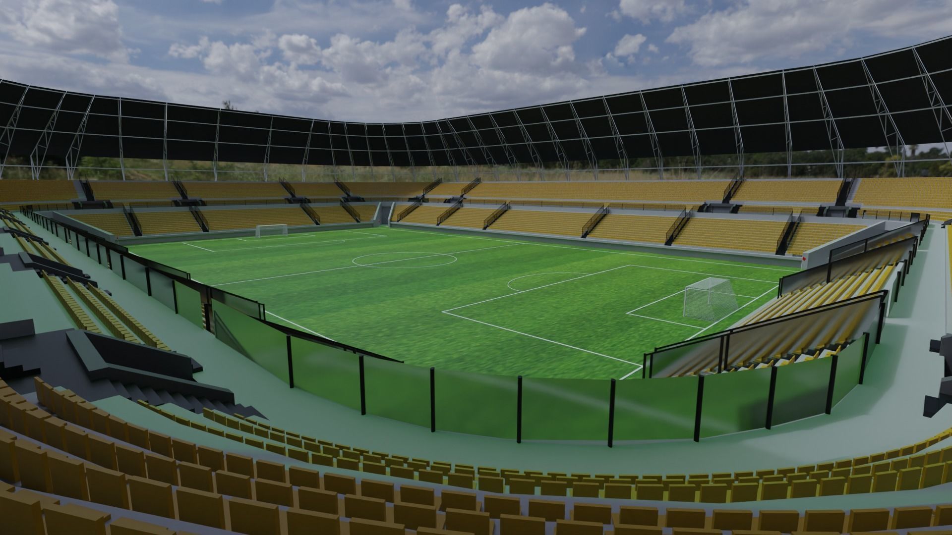 3D model Football Stadium VR / AR / low-poly | CGTrader
