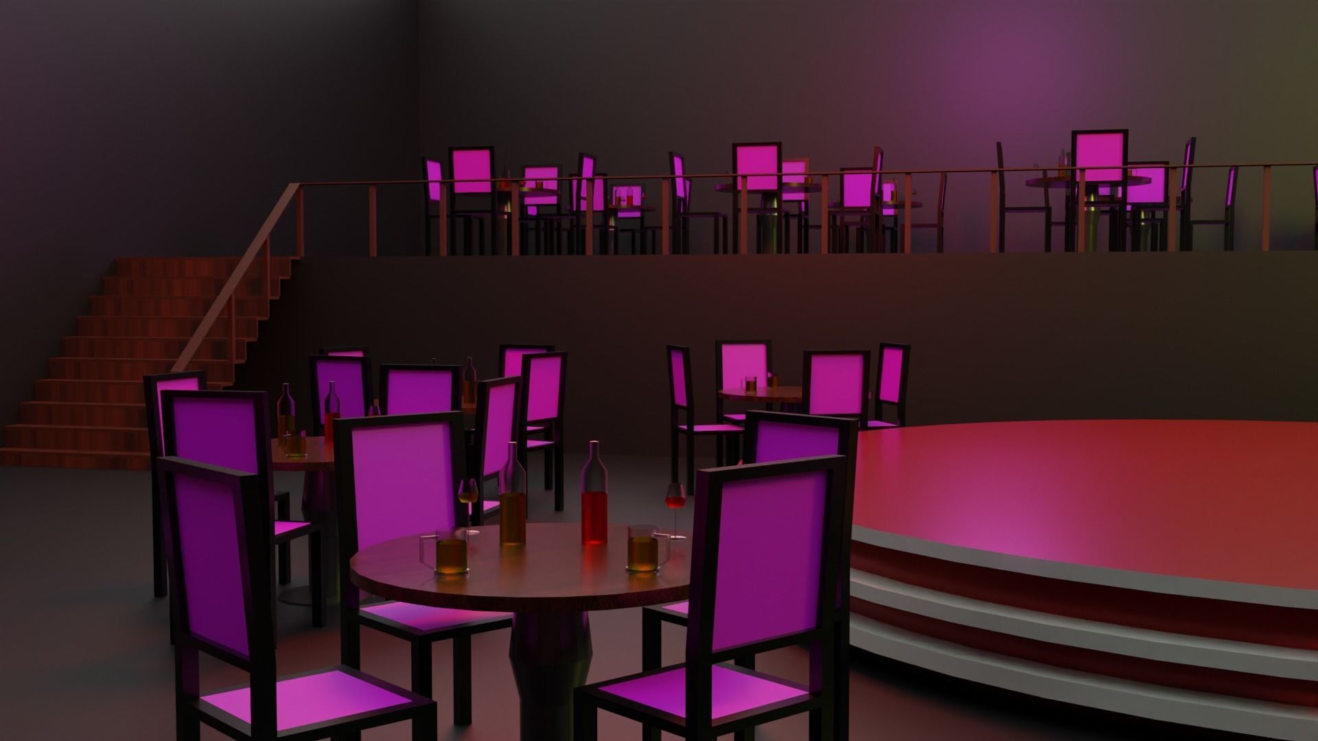 3D model Night Club VR / AR / low-poly | CGTrader