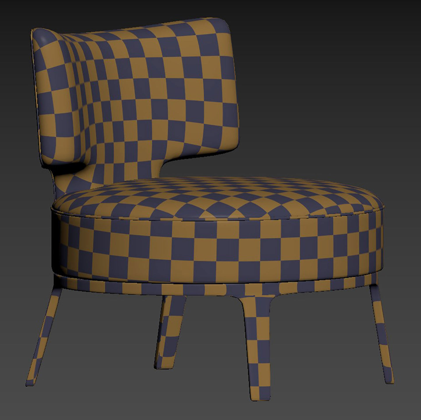 DROP Easy chair By Flexform 3D model | CGTrader