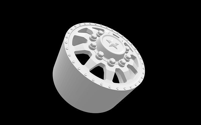 American force Independence dually scalable and printable rims 3D model ...