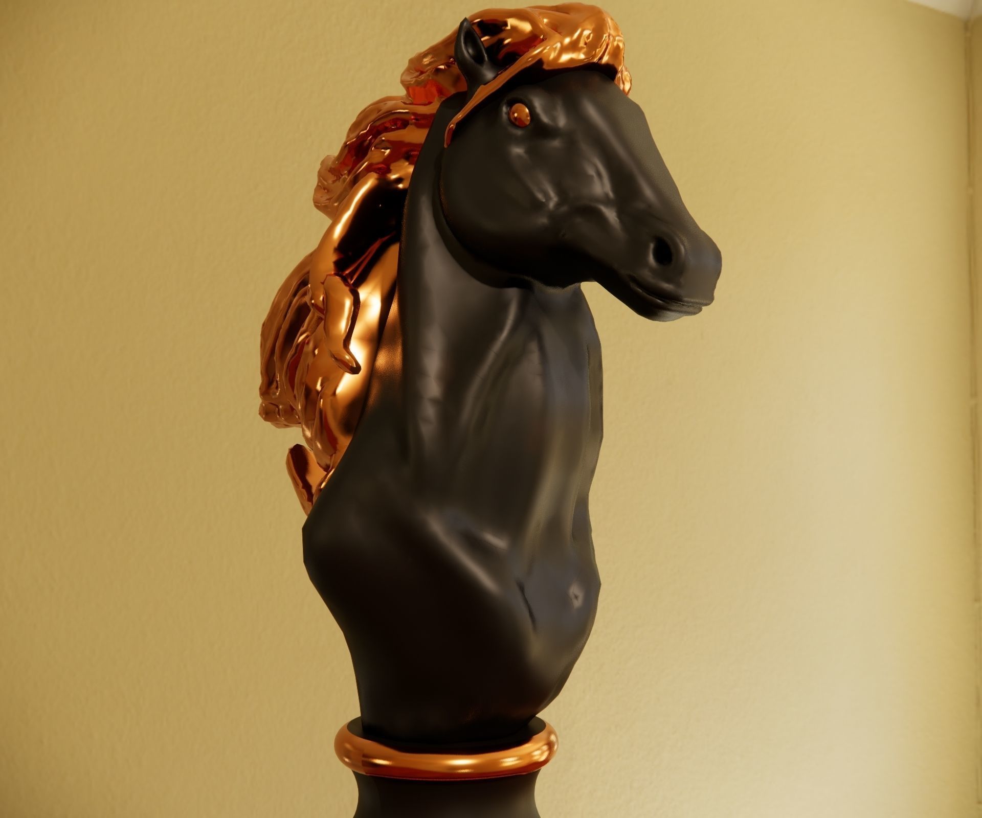 Hourse Sculpture 3D model | CGTrader