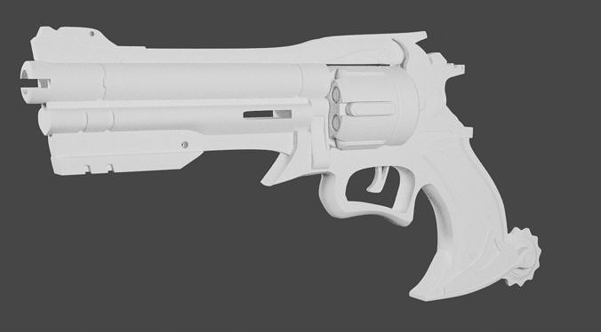 Revolver 3D model | CGTrader
