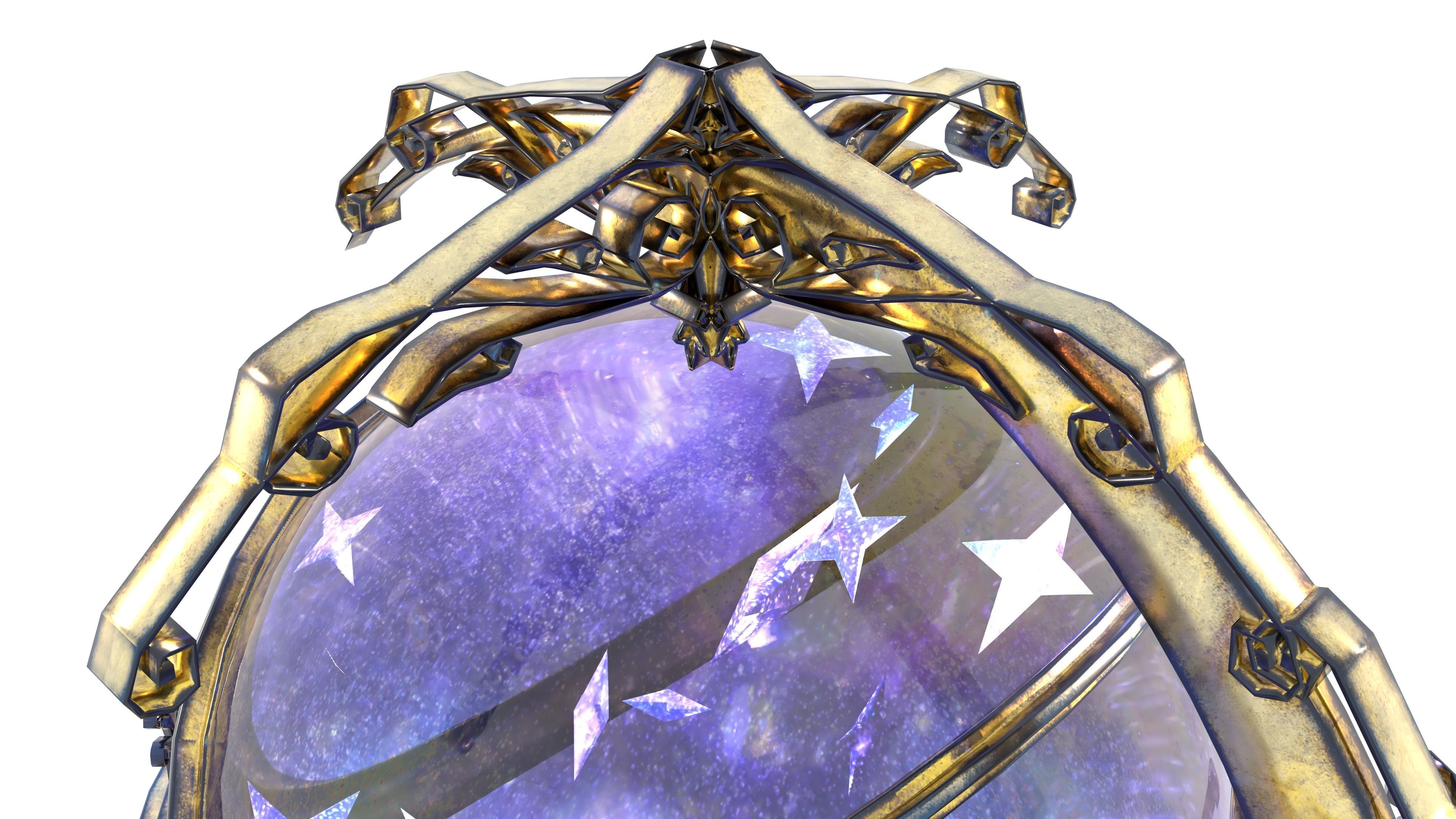 Magic crystal ball 3D model | CGTrader