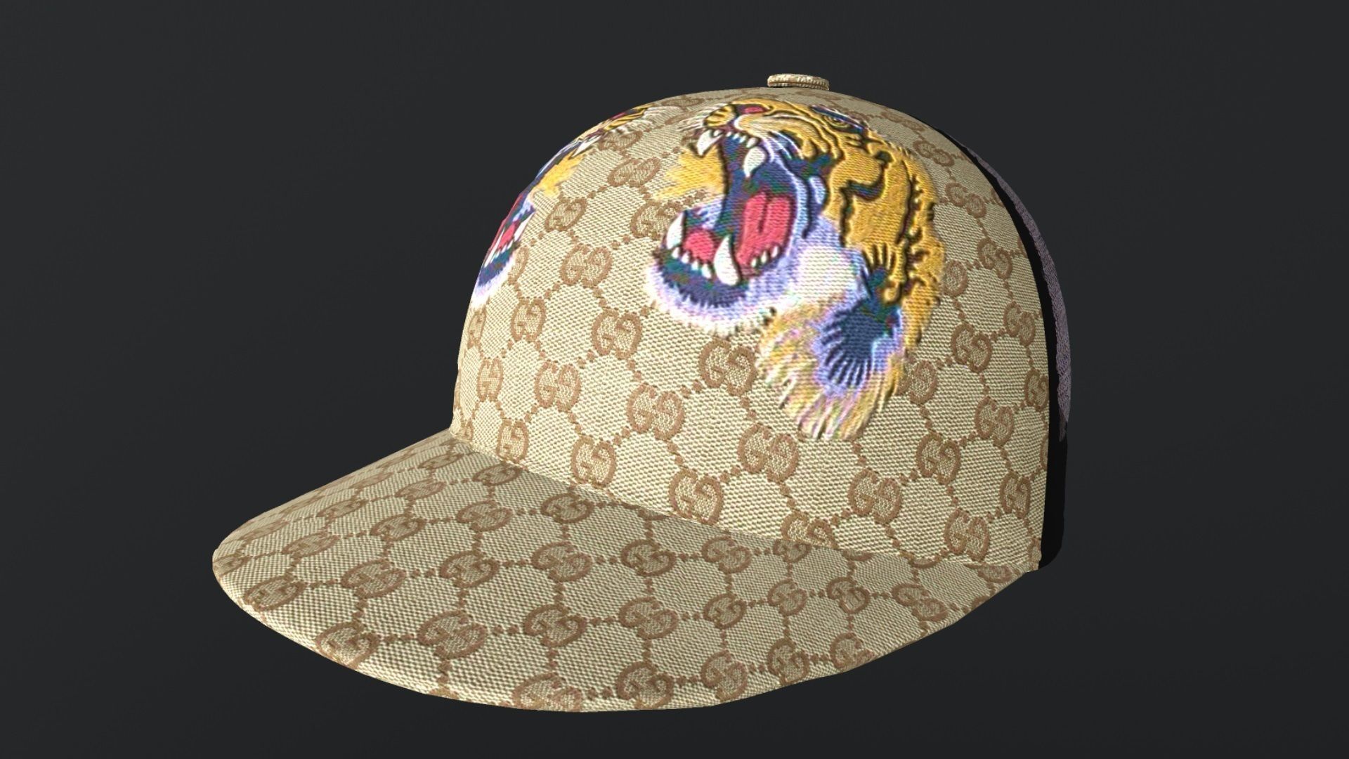 3D model GUCCI TIGER CAP PBR VR / AR / low-poly | CGTrader