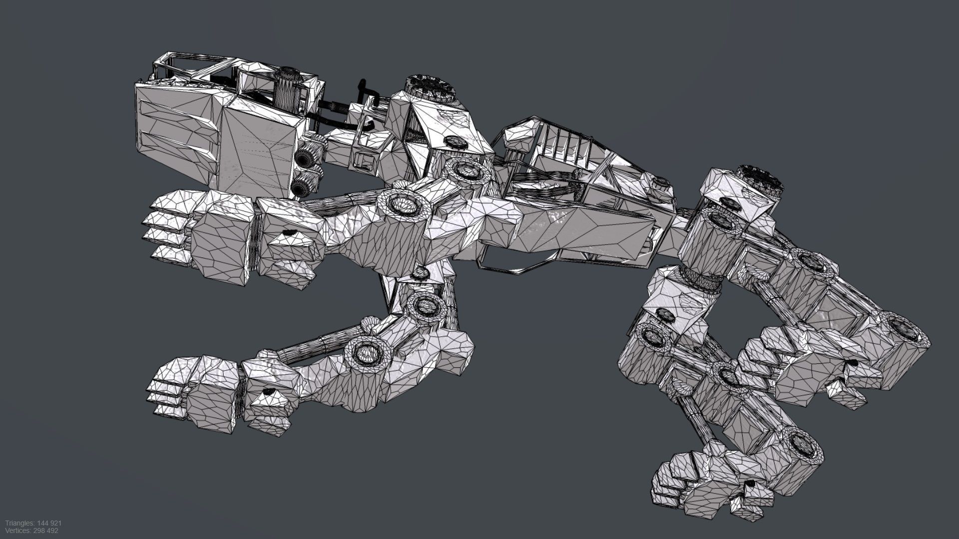 3D model WOLFENSTEIN PANZERHUND DOG PBR VR / AR / low-poly | CGTrader