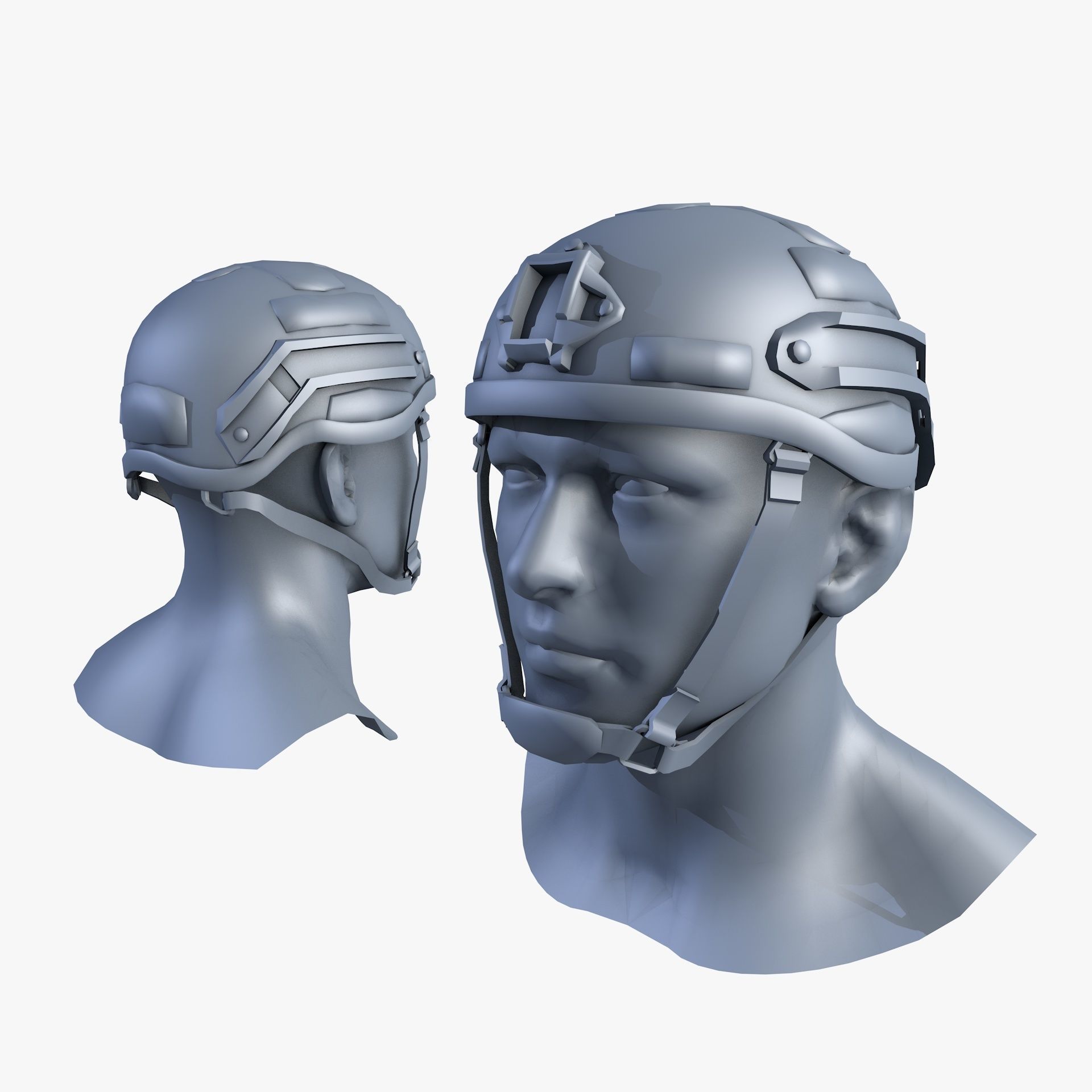 3D model Ballistic Tactical Helmet Low Poly VR / AR / low-poly | CGTrader