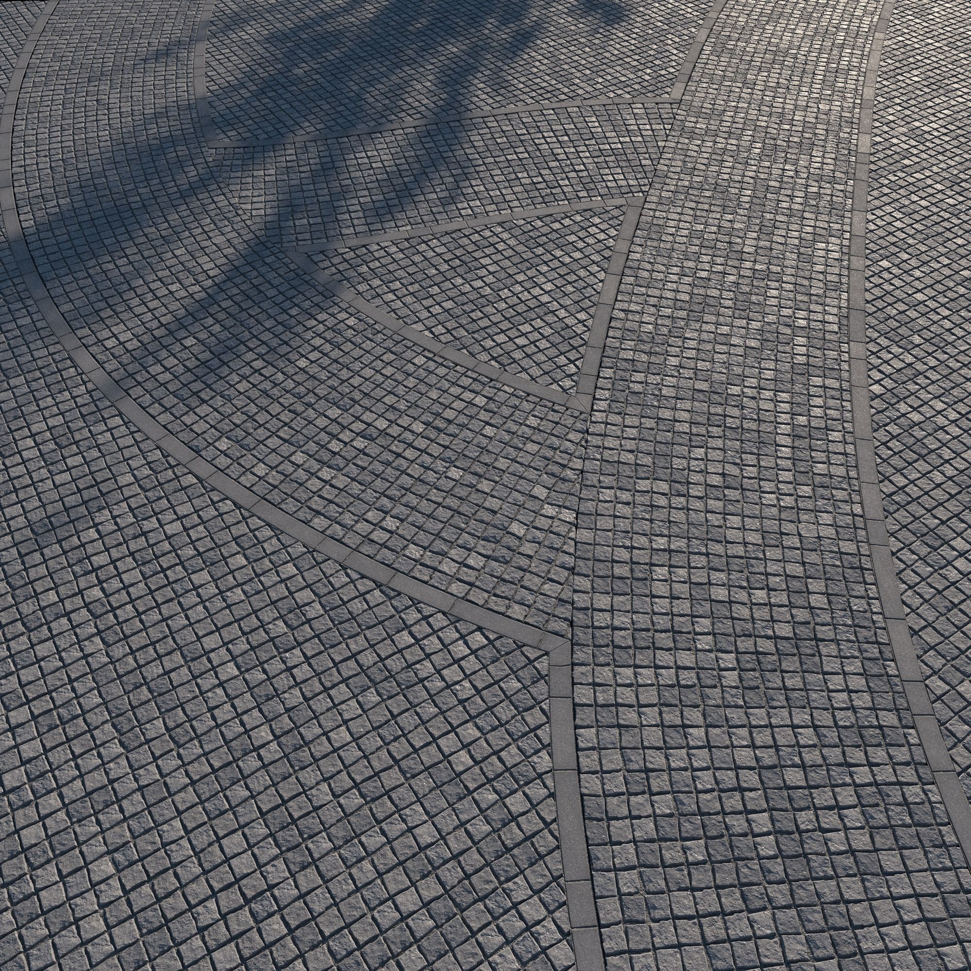 8K Large Area Cobblestone 01 - 3 Variatons Texture | CGTrader