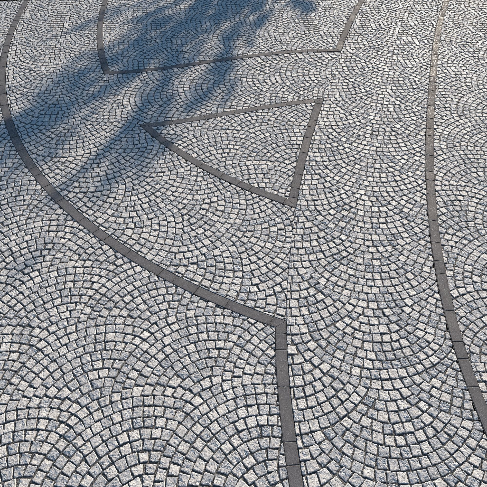 8K Large Area Cobblestone 02 - 3 Variatons Texture | CGTrader