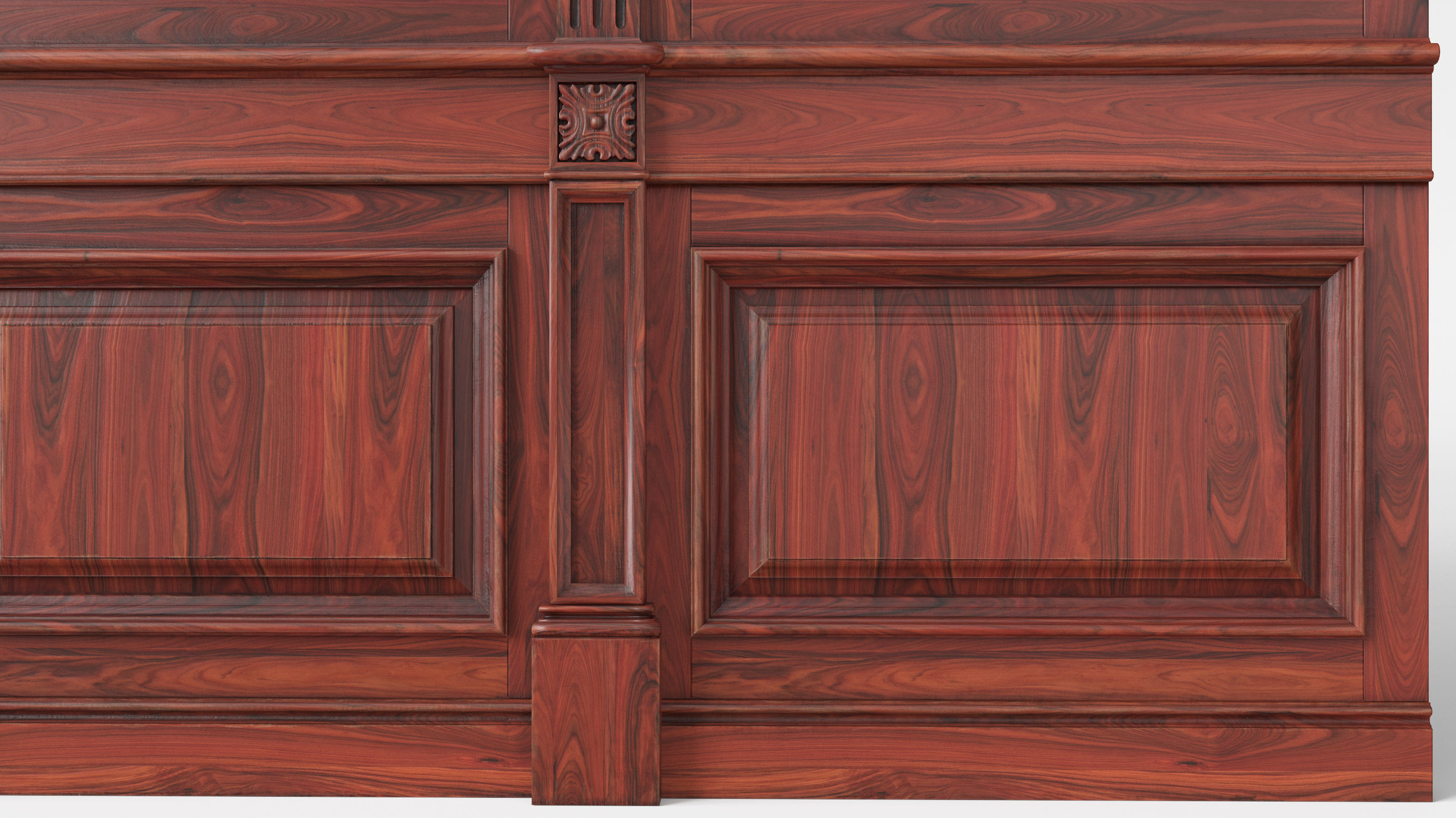 Wooden panel 02 04 3D model | CGTrader