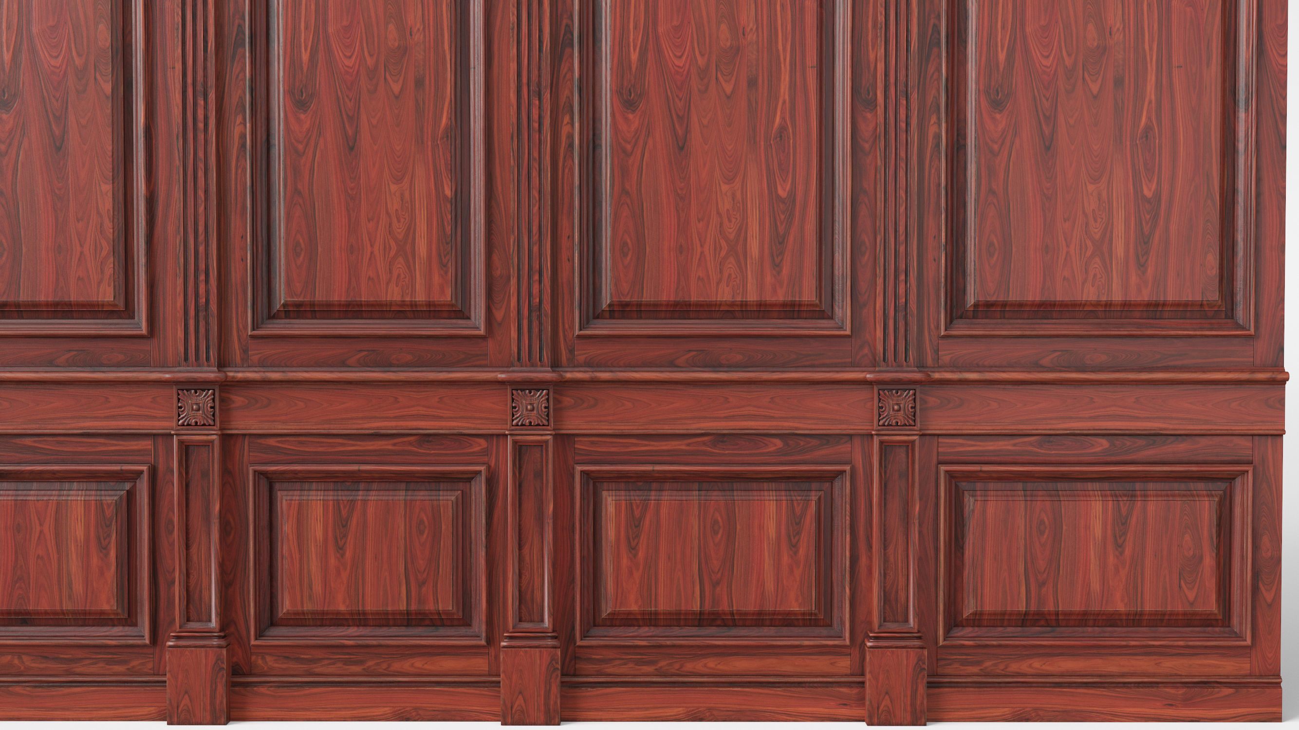 Wooden panel 02 04 3D model | CGTrader