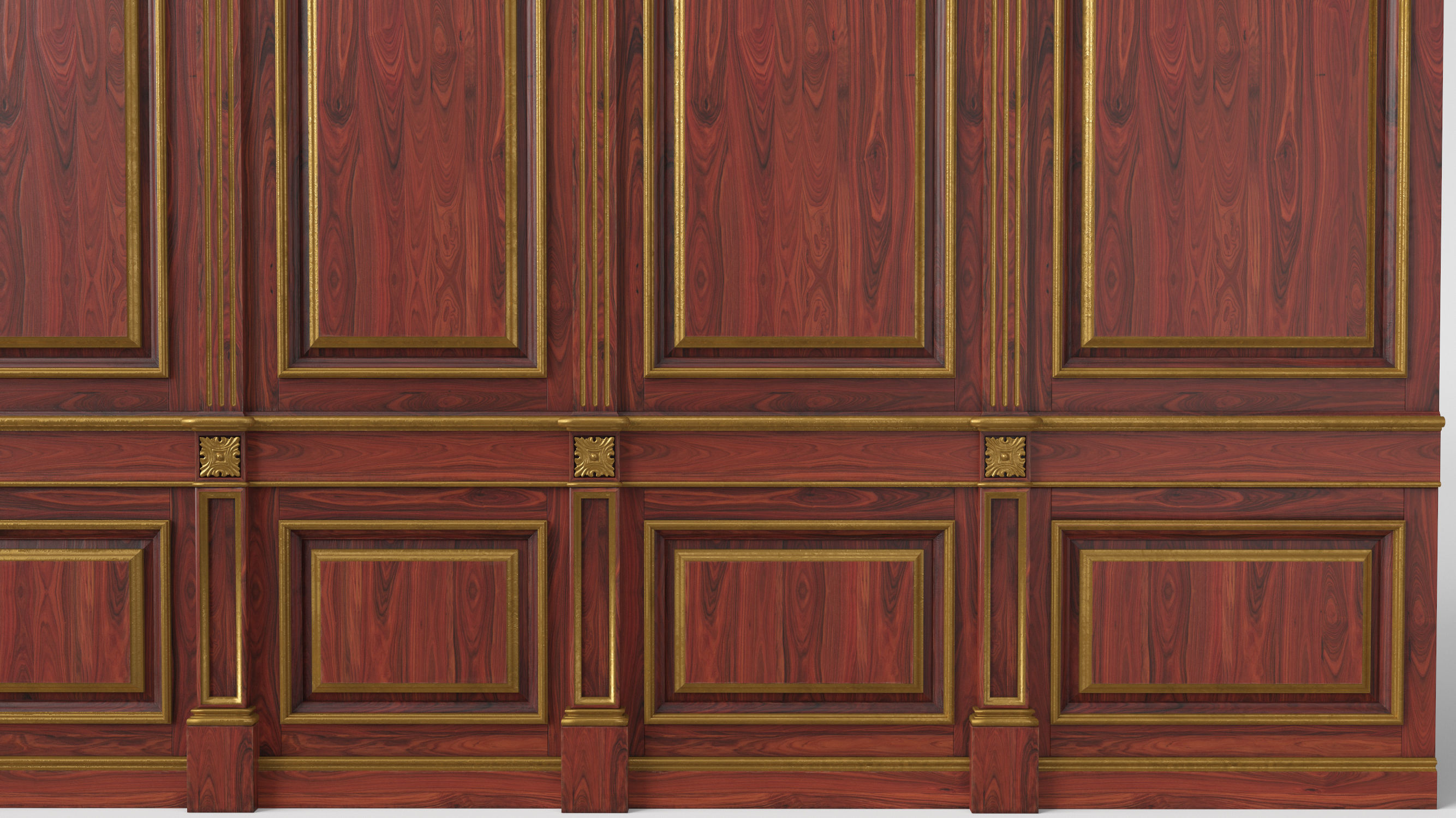 Wooden panel 02 04 3D model | CGTrader