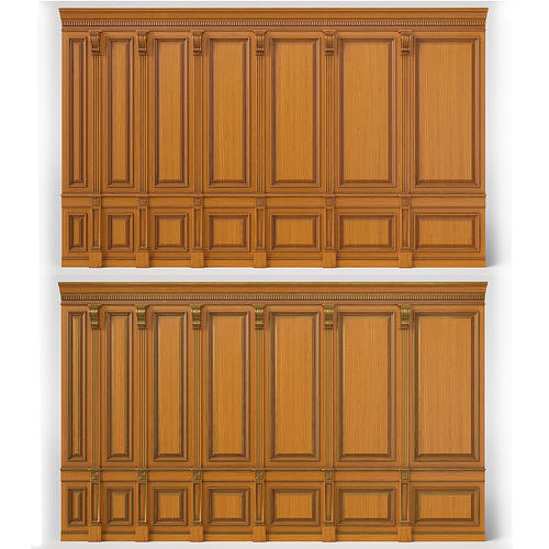 Wooden panel 02 06 3D model | CGTrader