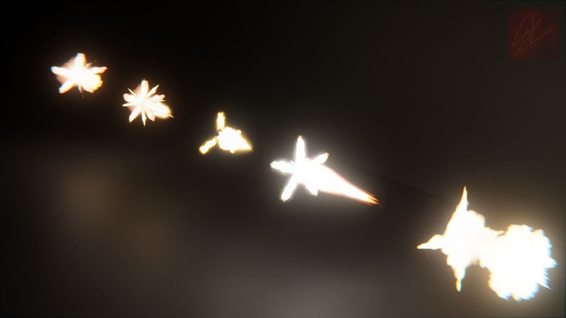 3D model Gun Muzzle Flash Asset Pack Low-poly 3D model VR / AR / low-poly | CGTrader