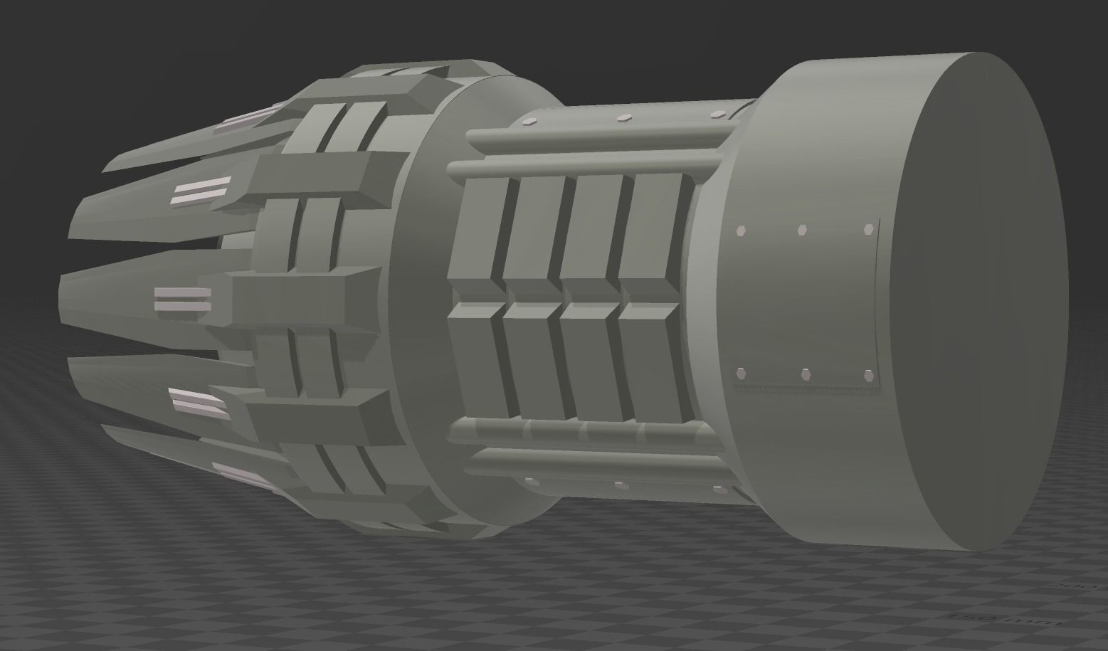 Spacecraft Thruster 3D model | CGTrader