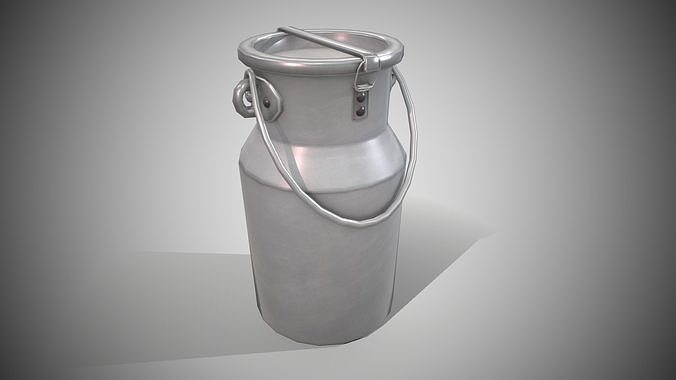 3D model MILK CAN CARTOON STYLIZED REALISTIC VR / AR / low-poly | CGTrader