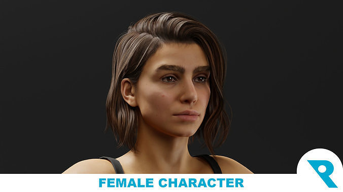 Realistic Male Character - Kisha 3D model rigged | CGTrader