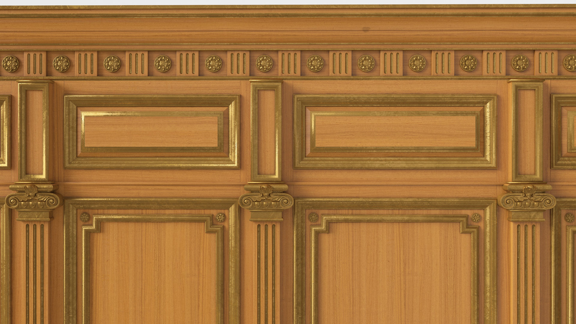 Wooden panel 03 03 3D model | CGTrader