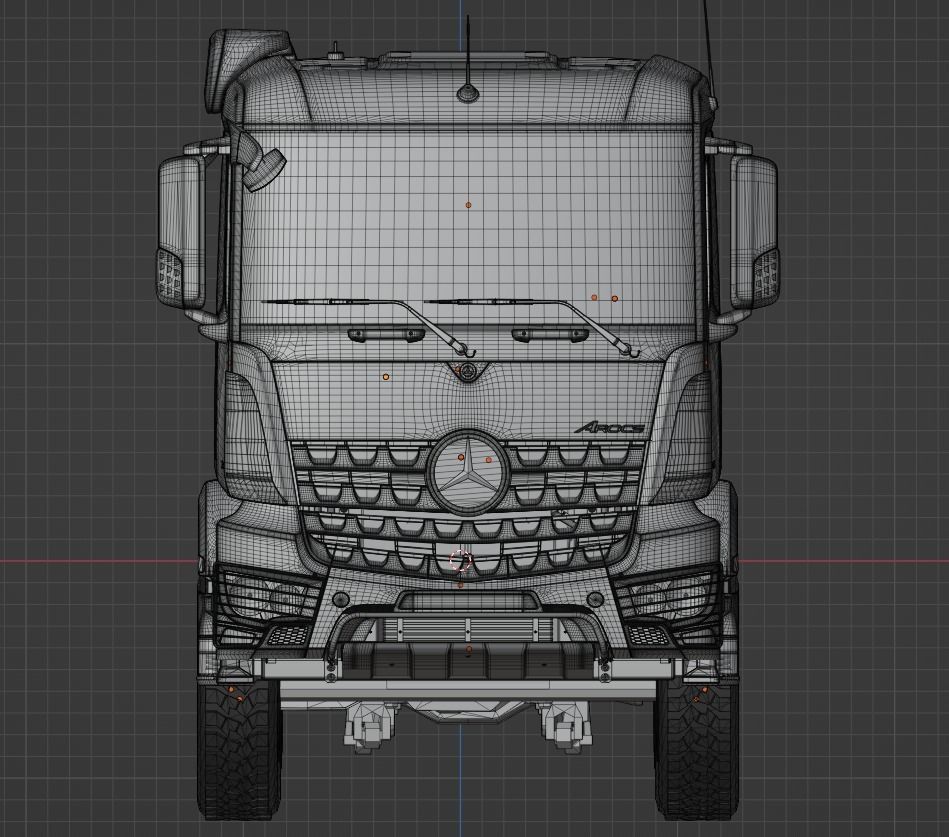 Mercedes Arocs 6x6 3D model | CGTrader