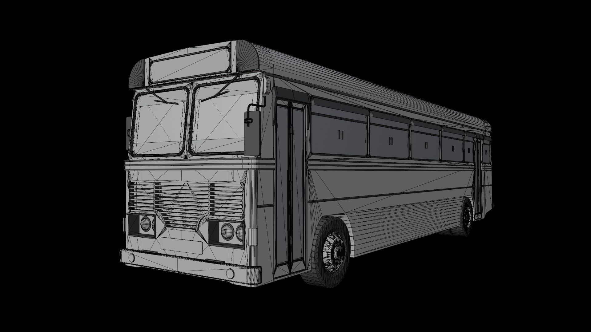 3D model Ashoke Layland Bus VR / AR / low-poly | CGTrader