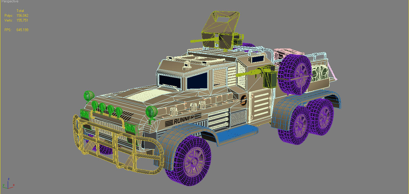 Desert Runner Concept 3D model | CGTrader