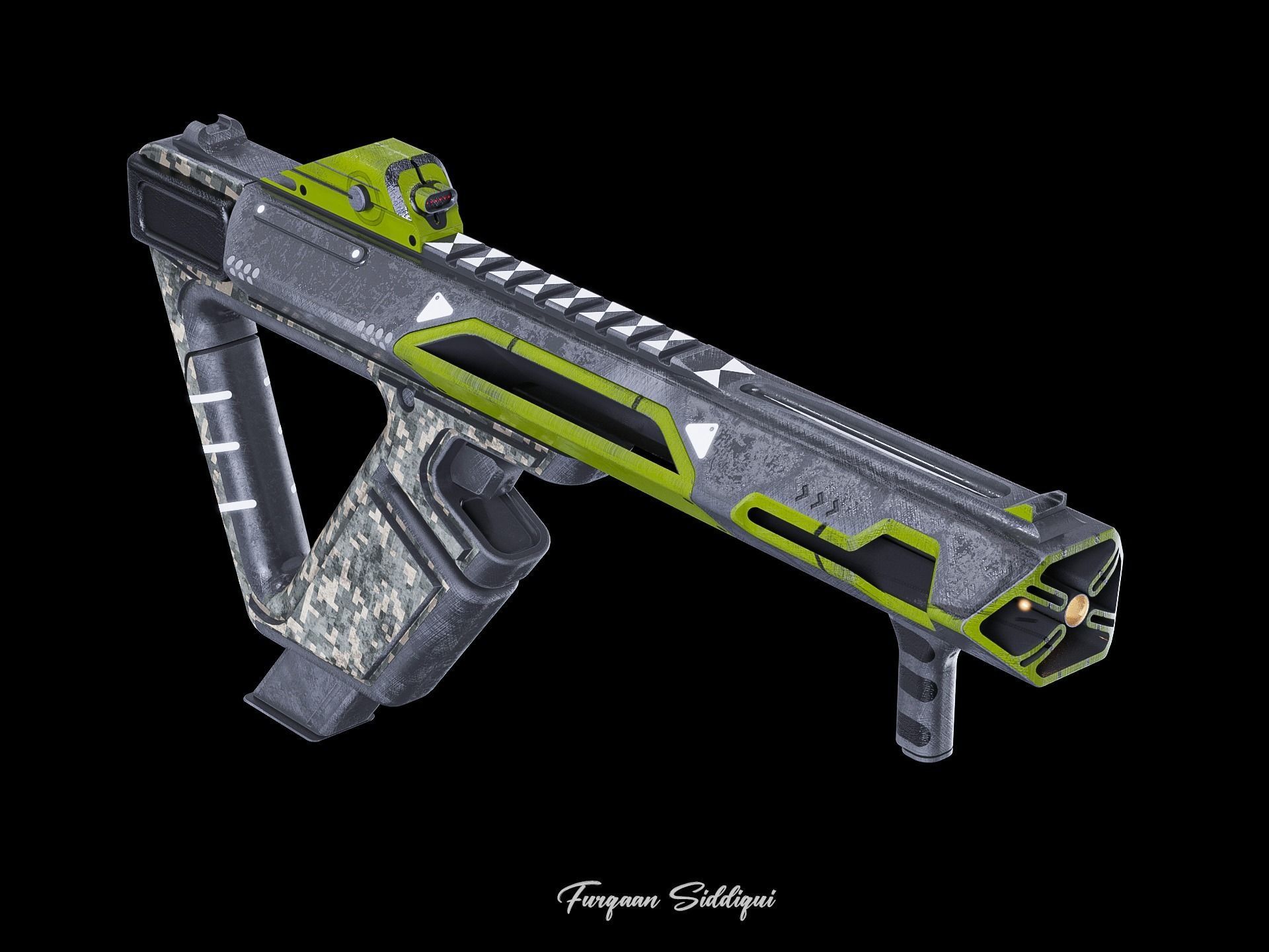 3D model Laser Beam Rifle VR / AR / low-poly | CGTrader