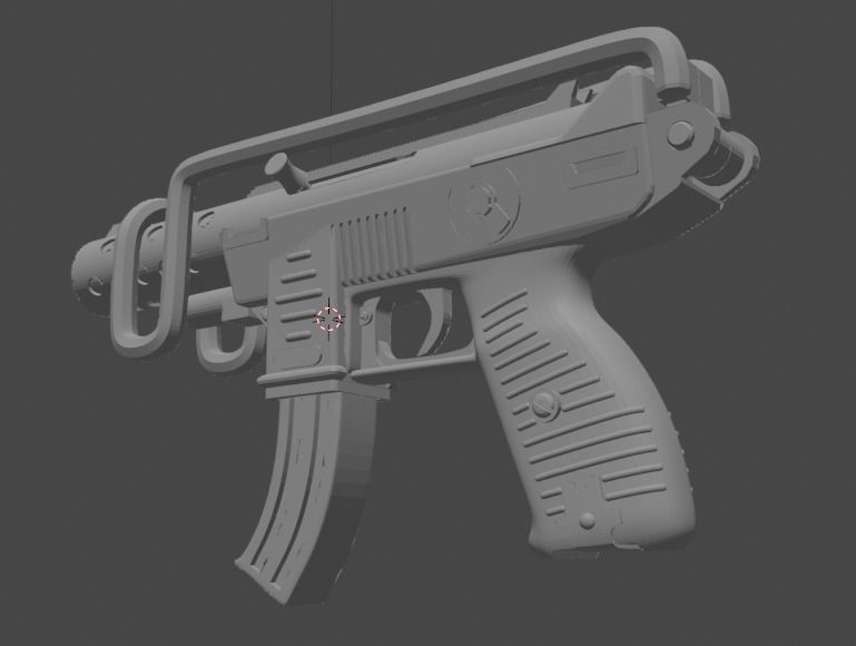 TEC9 UZIMATIC TEC-9 REPLICA PROP 3D model 3D printable | CGTrader