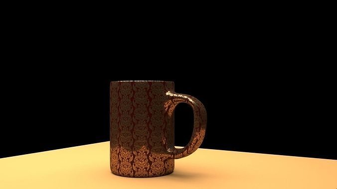 design cup 3D model | CGTrader