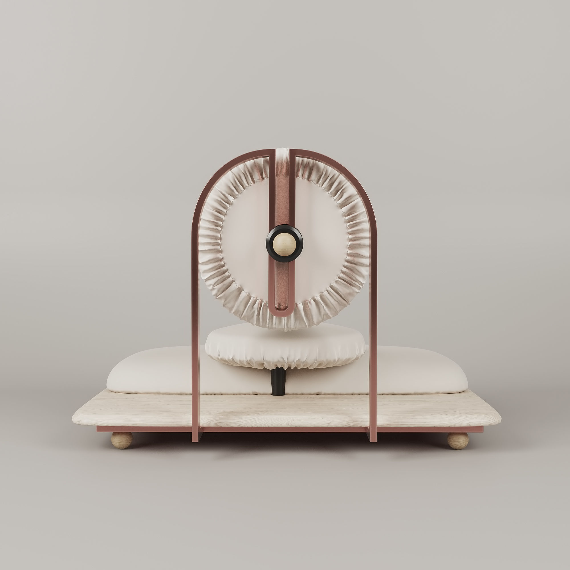 Asana Ground Chair by Mario Milana for Les Ateliers Courbet free 3D ...