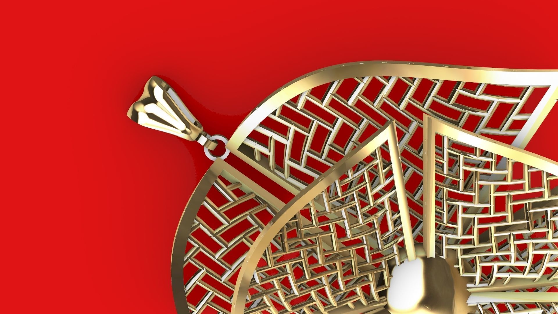 geometric jali pendant stl verified 3D model 3D printable | CGTrader