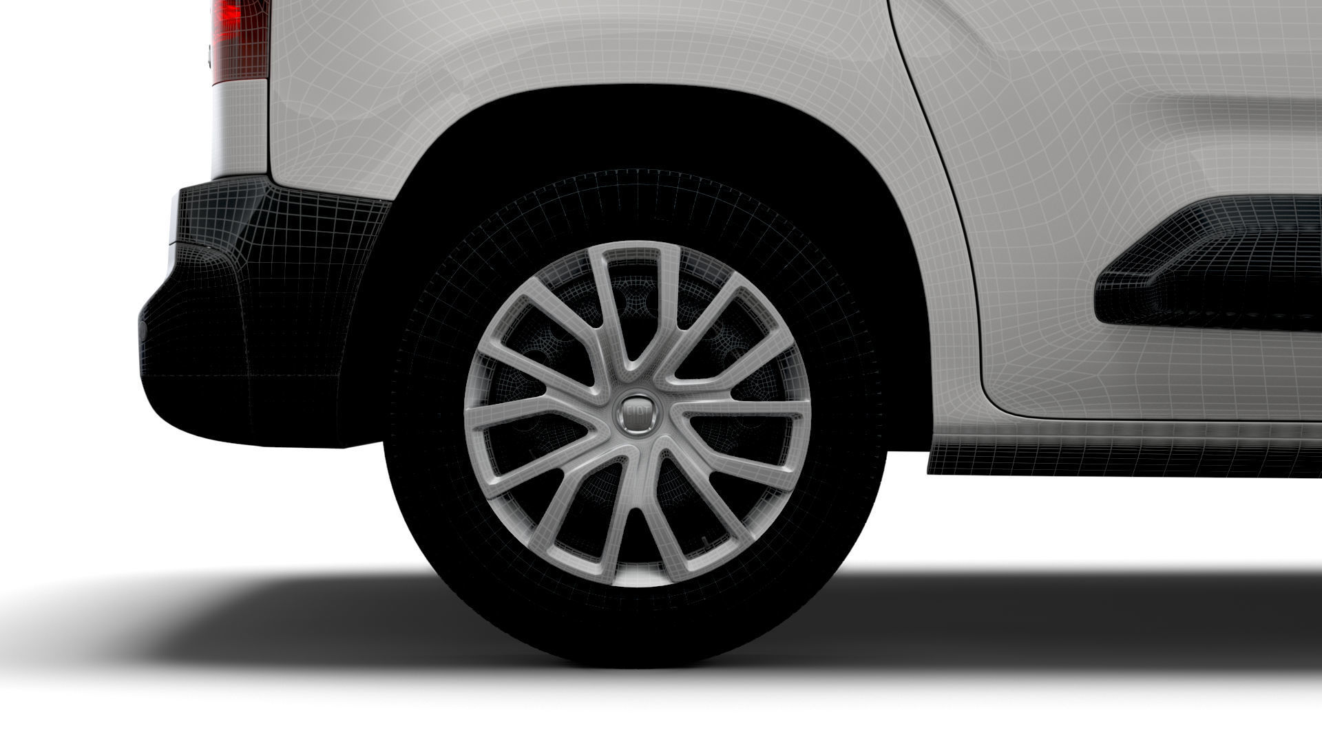 Fiat Doblo SWB Van 511 2023 3D model | CGTrader