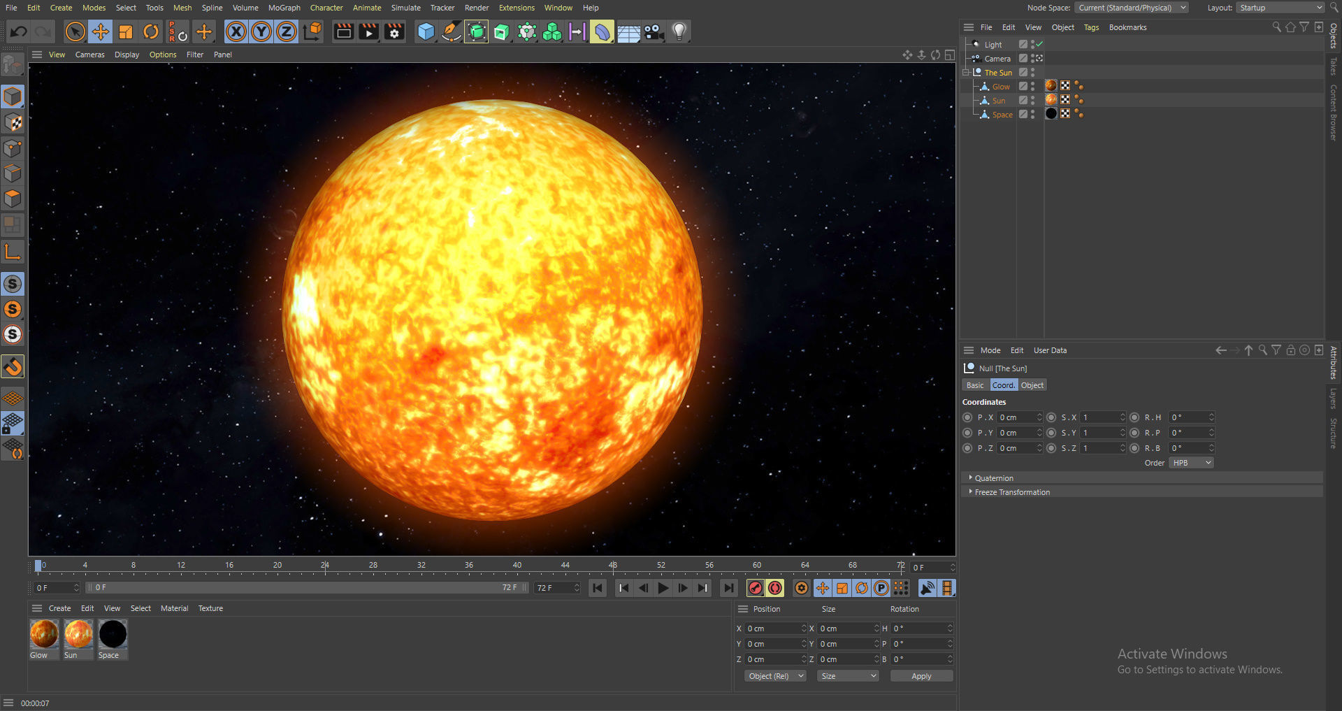 3D model The Sun VR / AR / low-poly | CGTrader