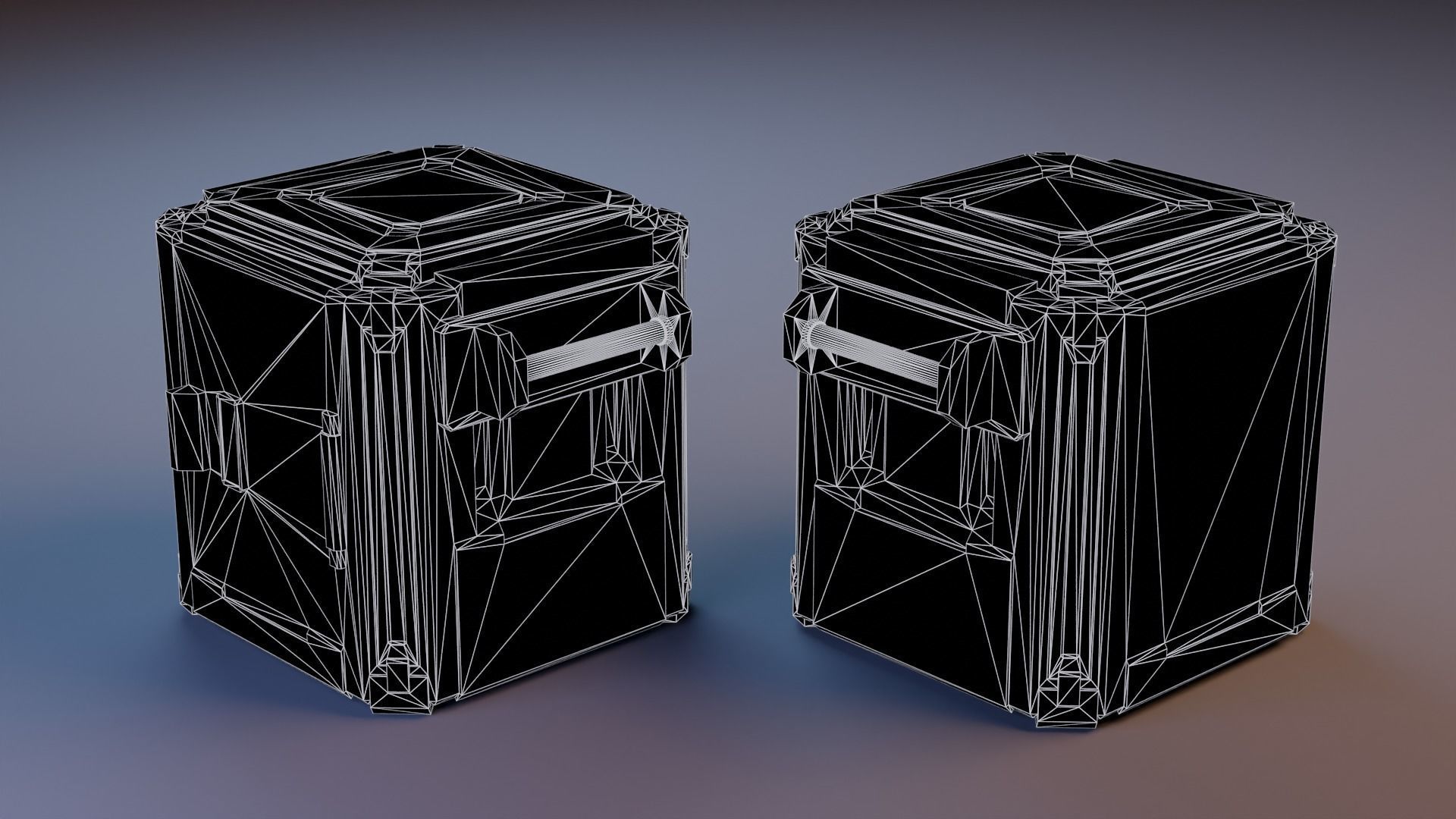 3D model Scifi Battery VR / AR / low-poly | CGTrader