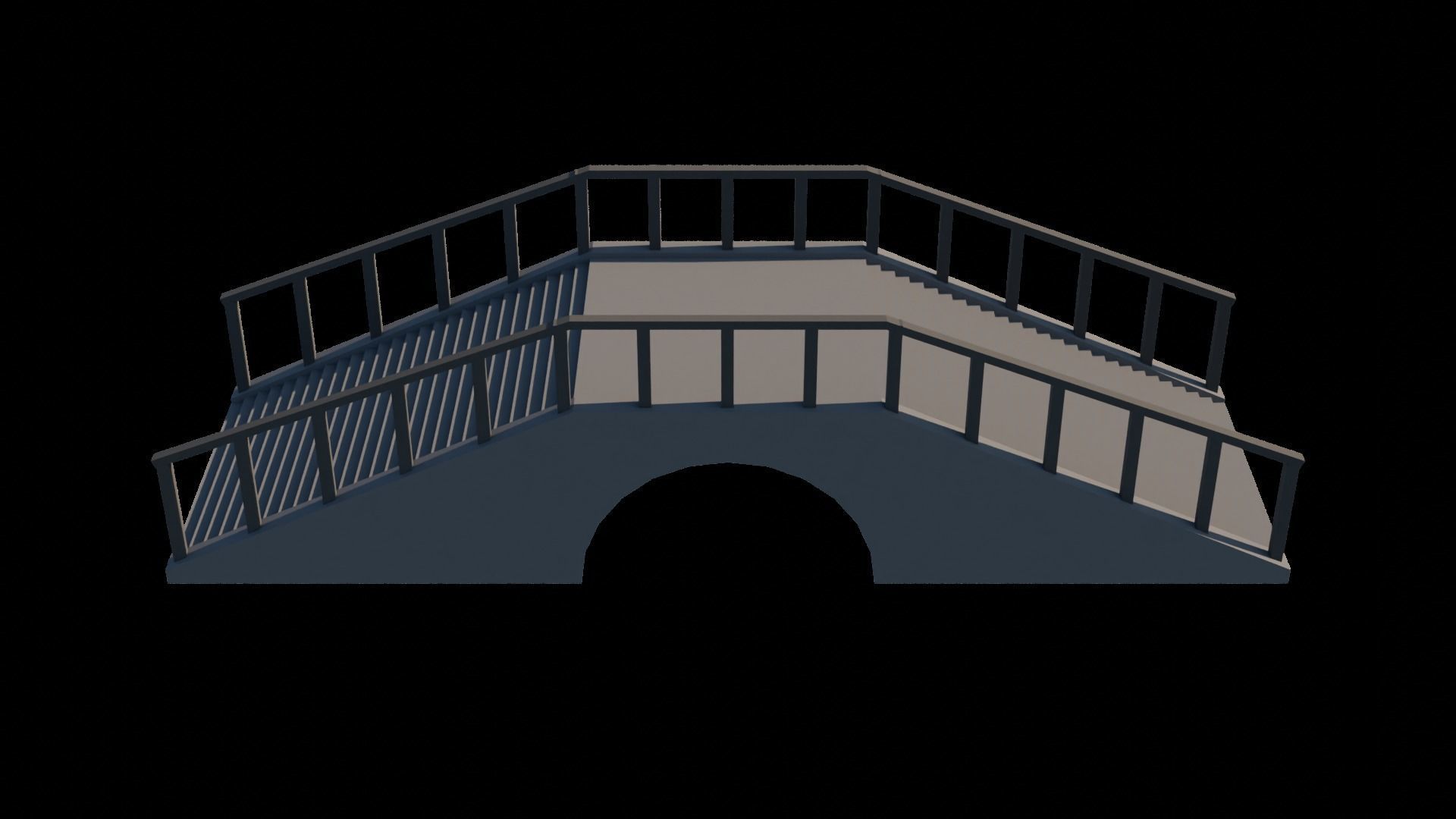 Low Poly Bridge free VR / AR / low-poly 3D model | CGTrader