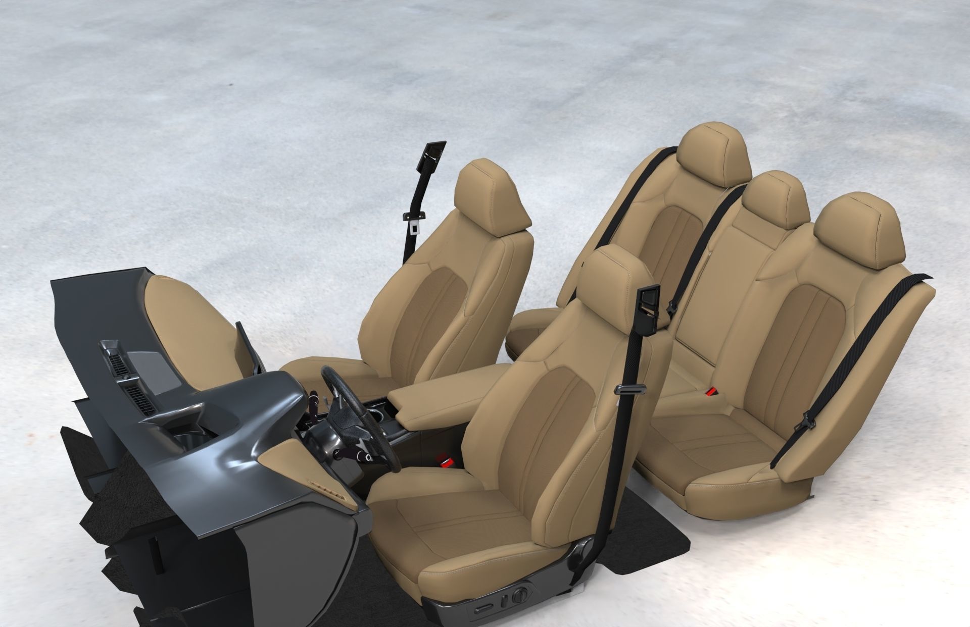 Car Interior New Design 2022 3D model | CGTrader