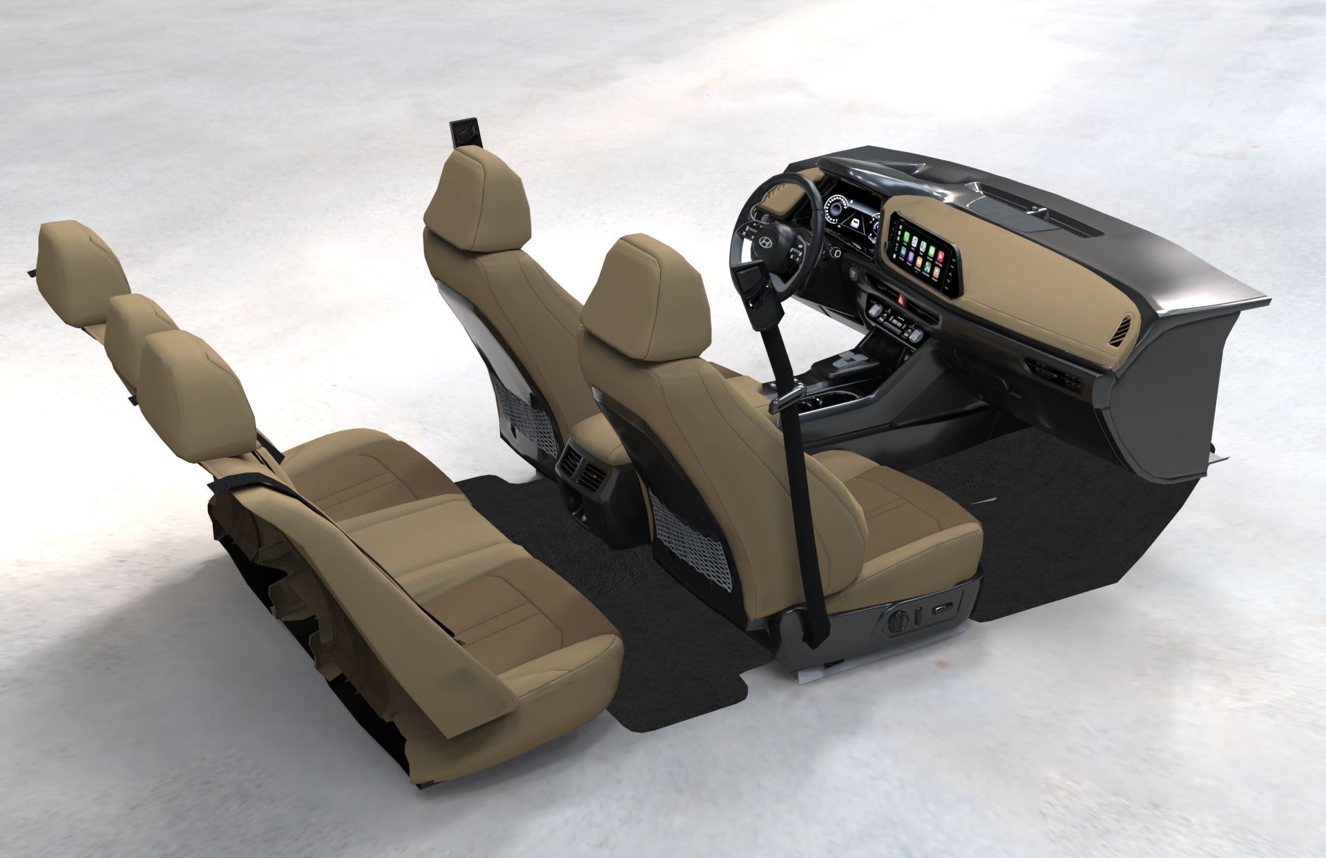 Car Interior New Design 2022 3D model | CGTrader