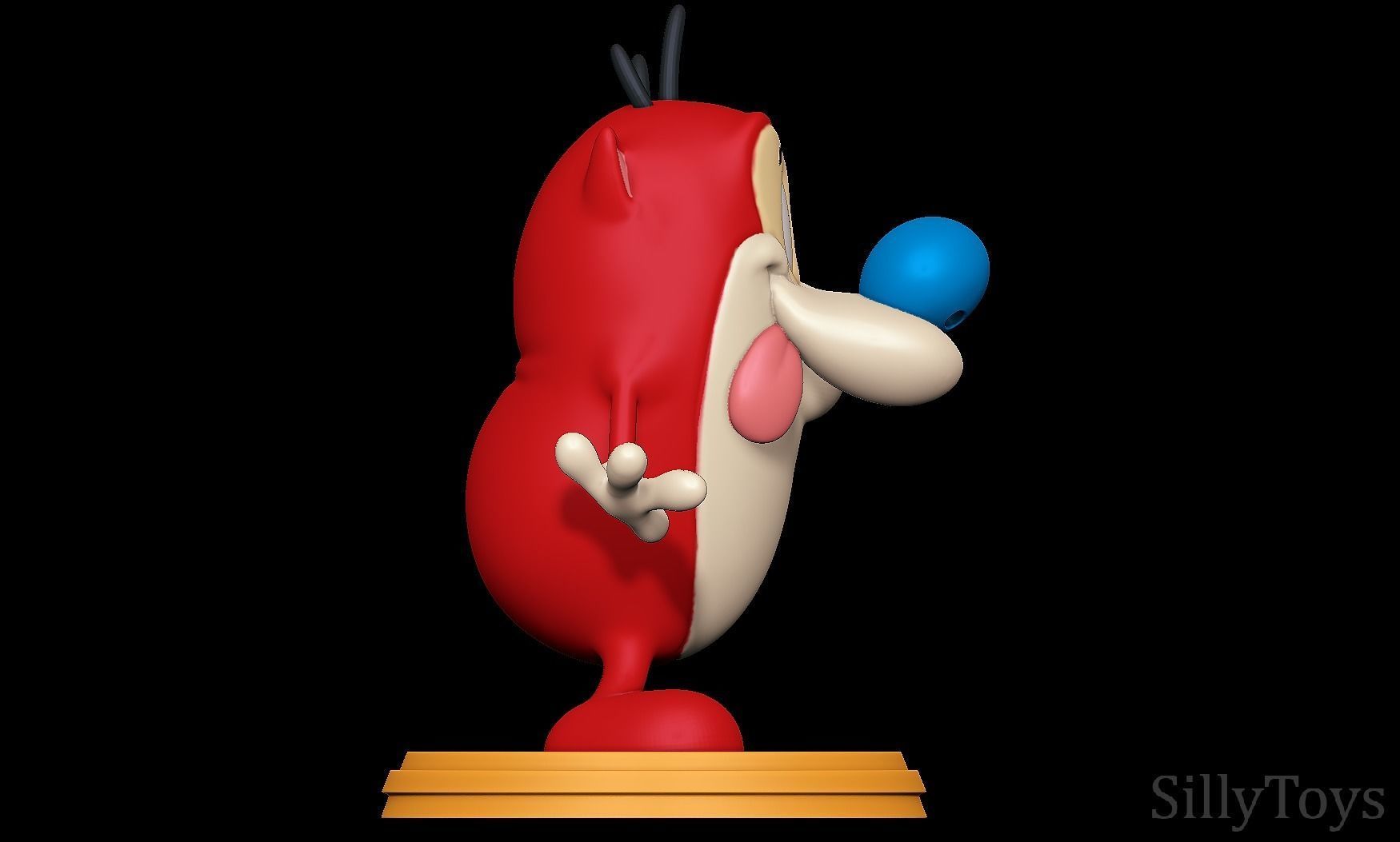 Stimpy - The Ren and Stimpy Show 3D model 3D printable | CGTrader