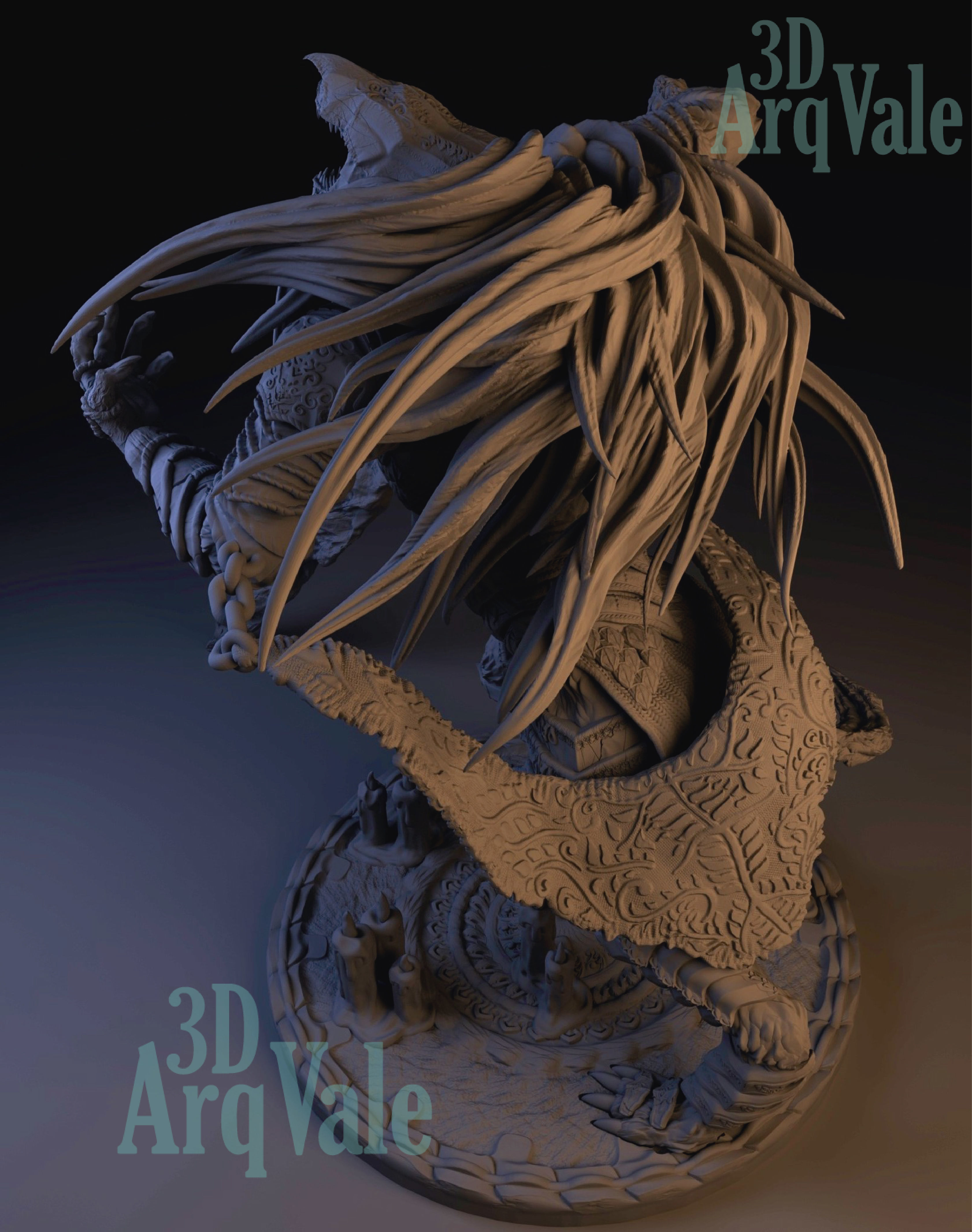 Maliketh - Black Blade 3D model 3D printable | CGTrader