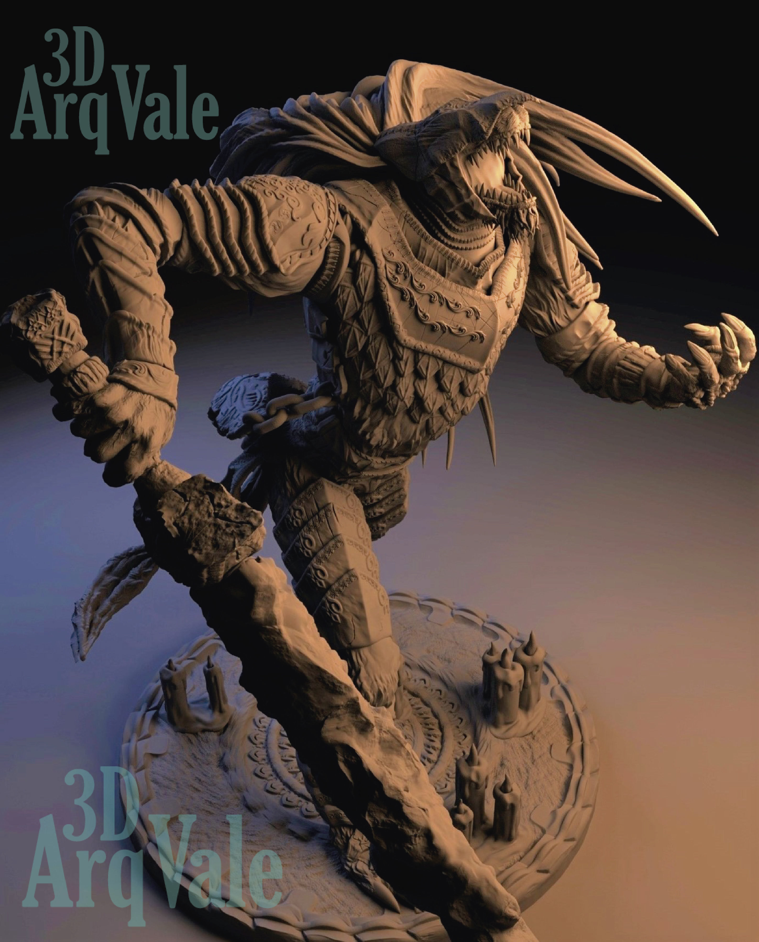 Maliketh - Black Blade 3D model 3D printable | CGTrader