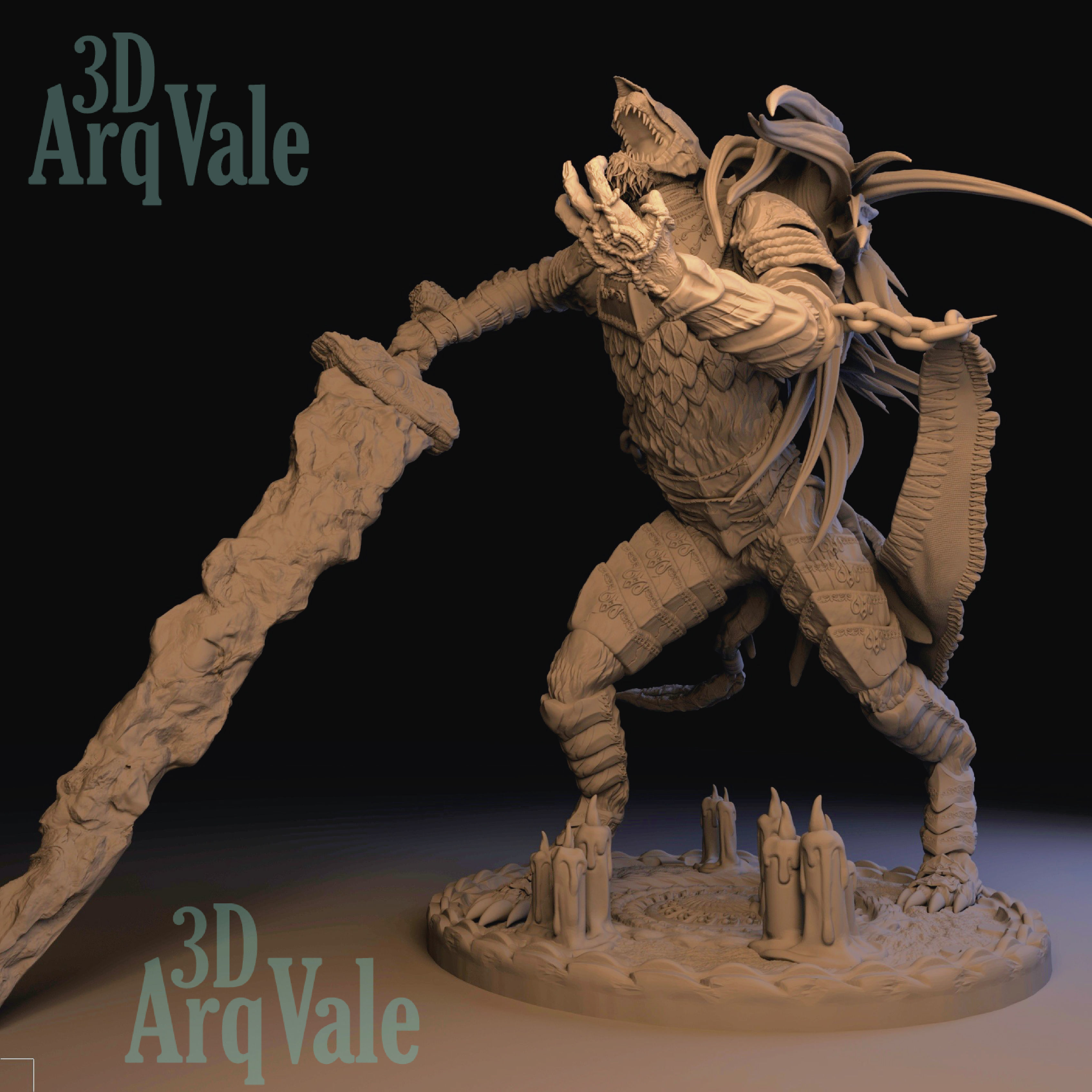 Maliketh - Black Blade 3D model 3D printable | CGTrader