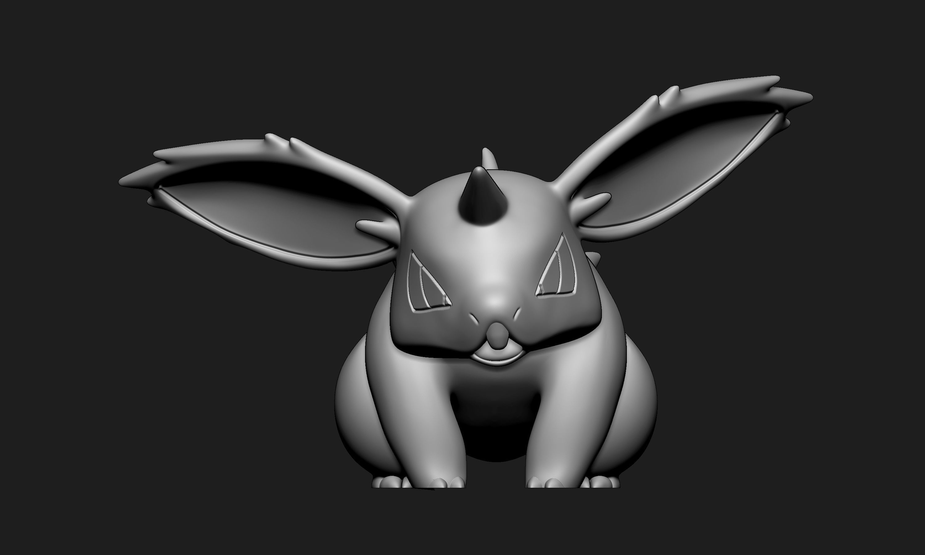Pokemon - Nidoran Male Nidorino and Nidoking with 2 poses 3D model 3D printable | CGTrader