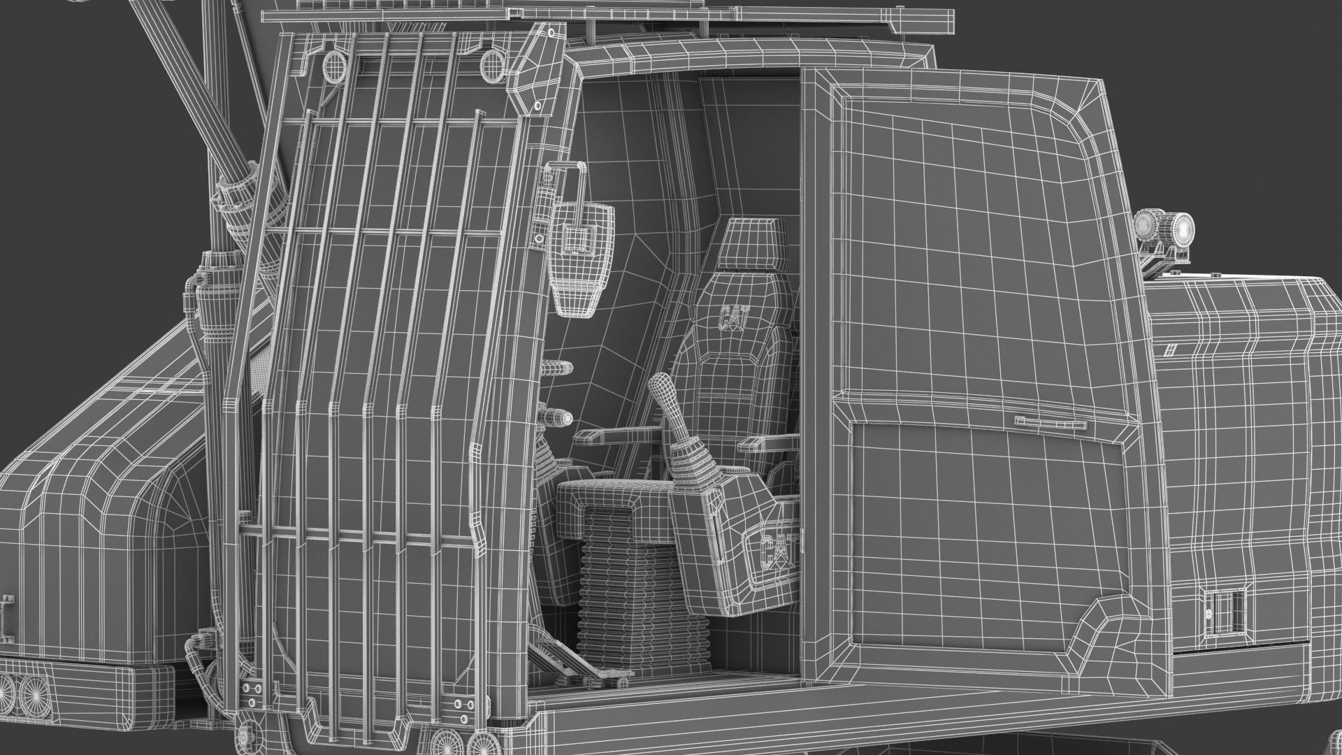 CAT M318 Wheel Excavator 3D model | CGTrader