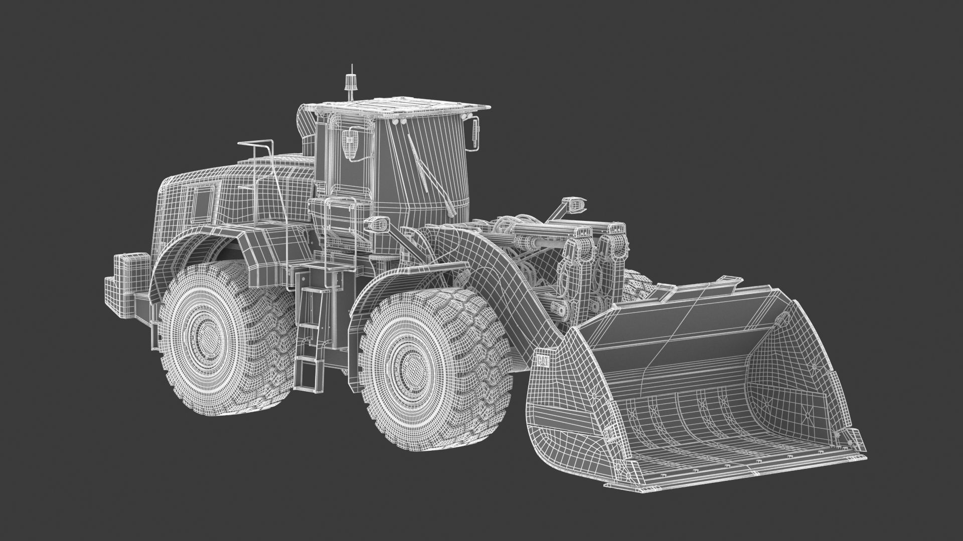 Wheel Loader Generic 3D model | CGTrader