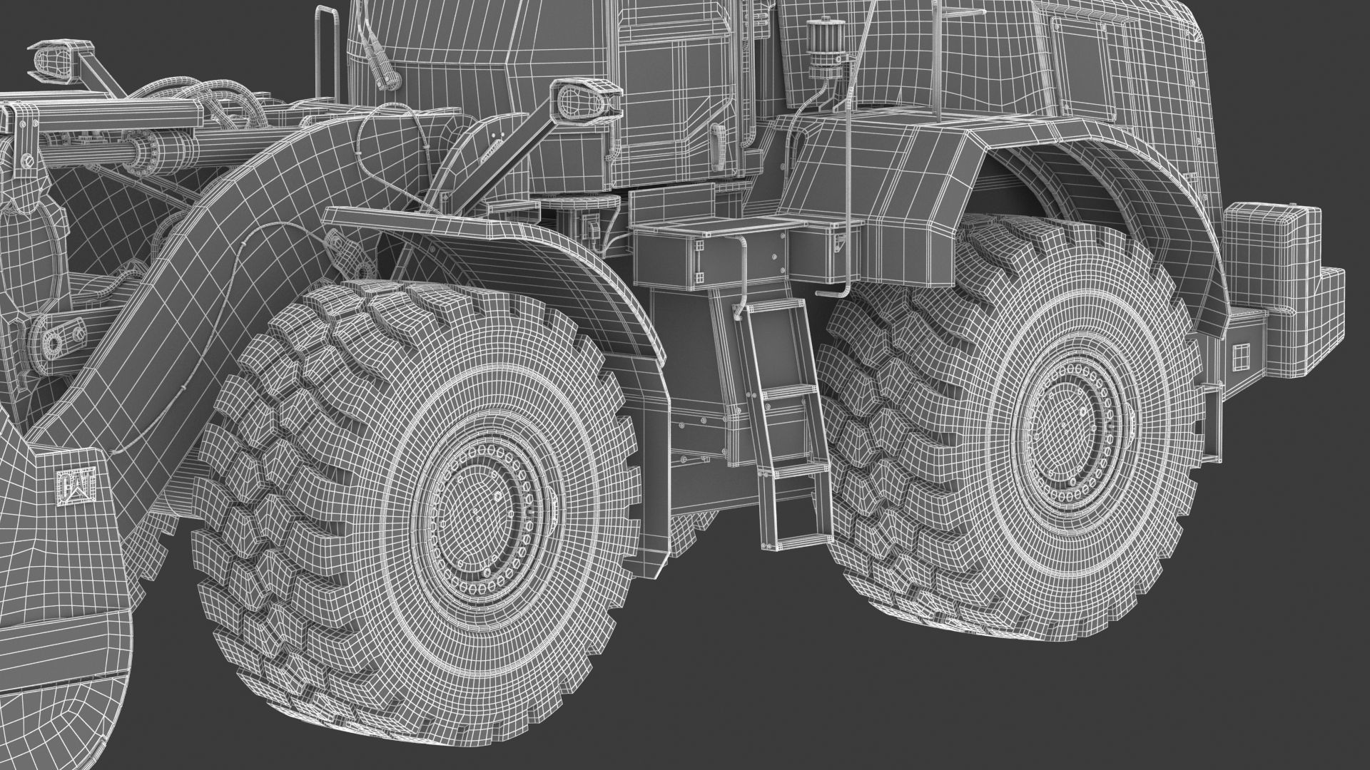 Wheel Loader Generic 3D model | CGTrader