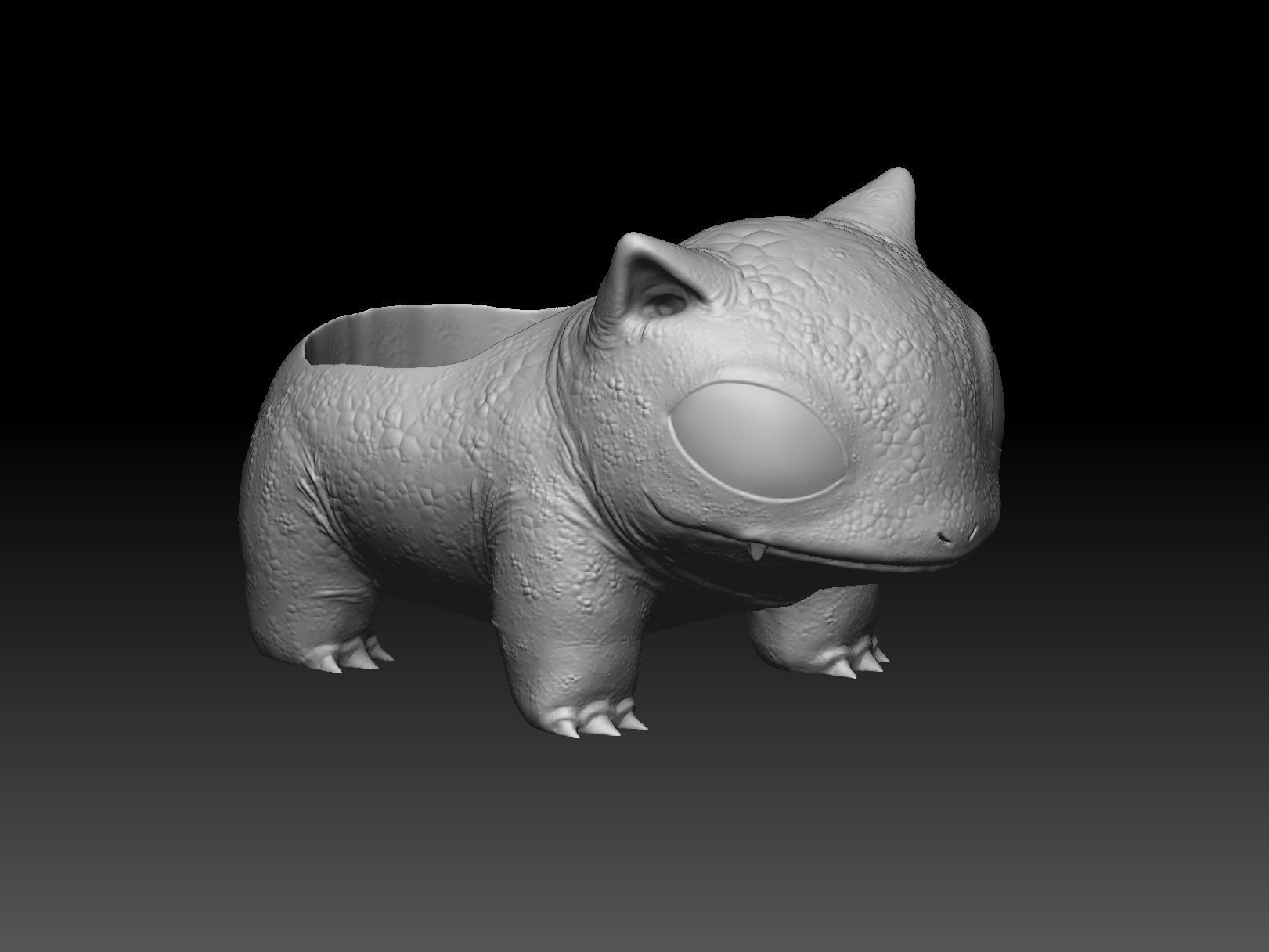 bulbizarre bulbasaur planteur STL file for 3d printer 3D model 3D ...