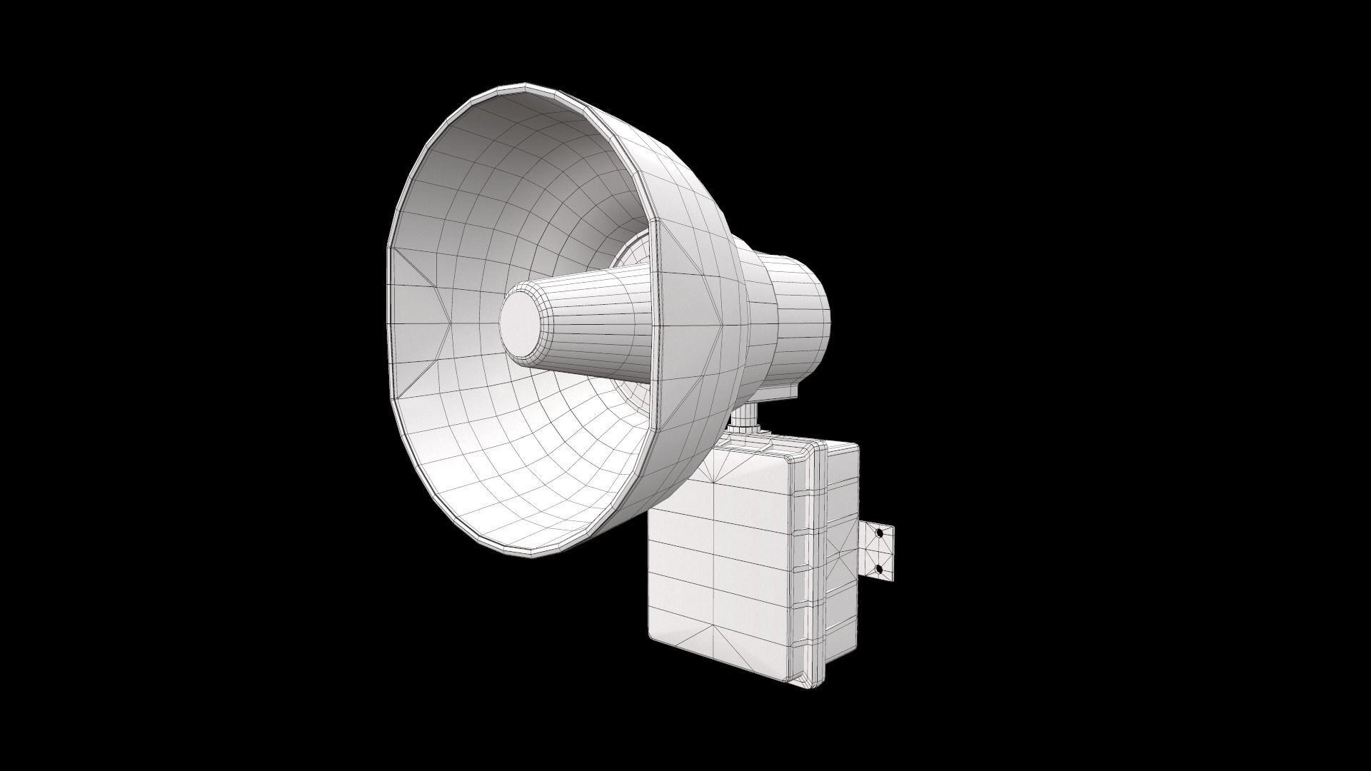 Fire Alarm Siren 3D model | CGTrader