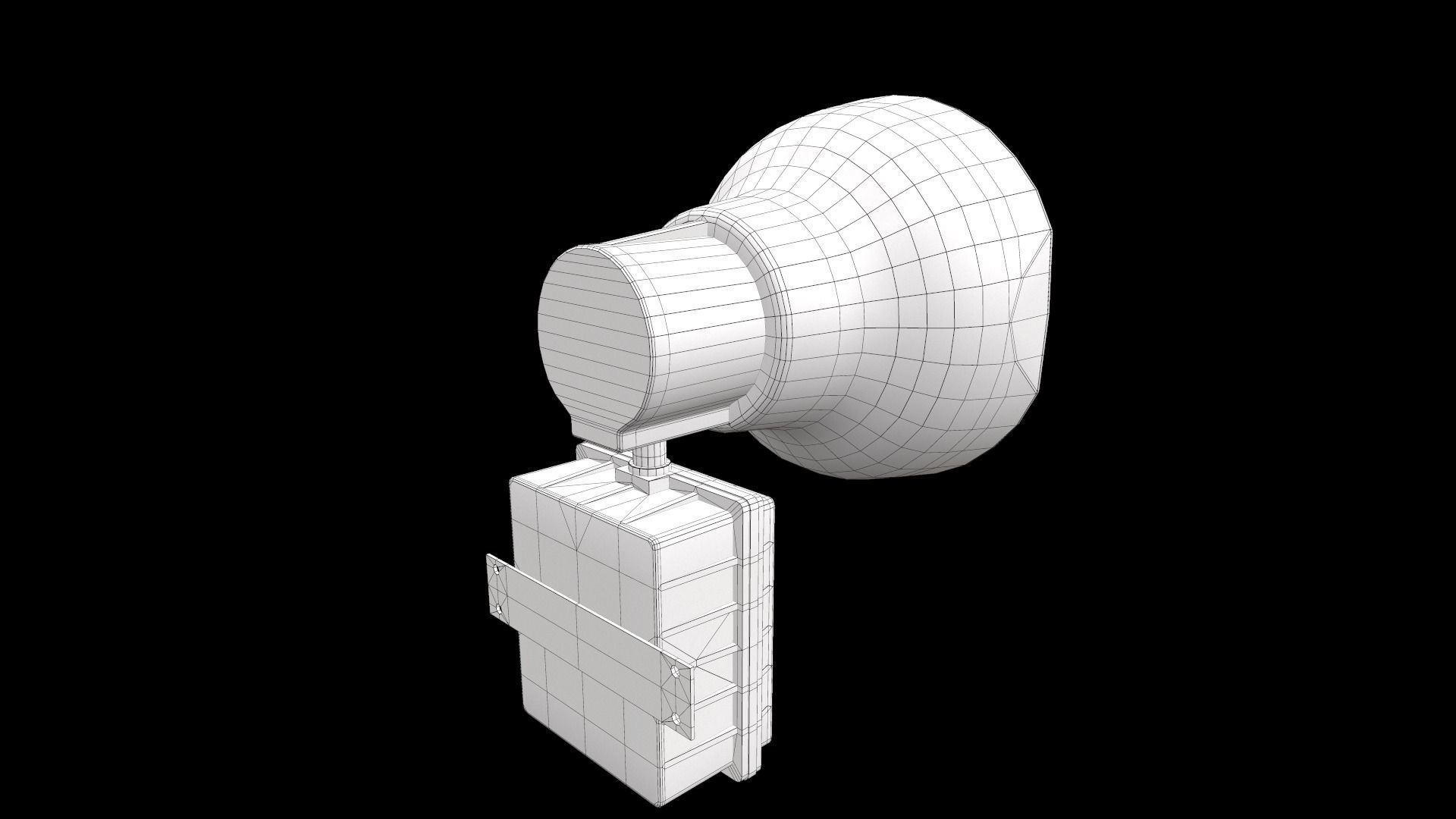 Fire Alarm Siren 3D model | CGTrader