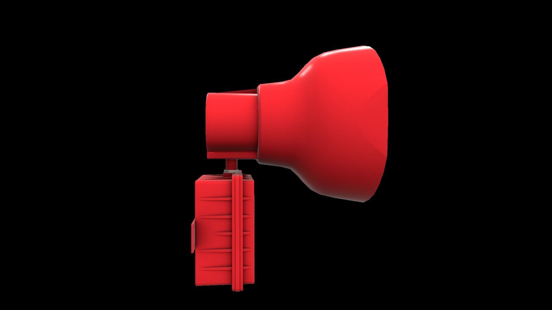 Fire Alarm Siren 3D model | CGTrader
