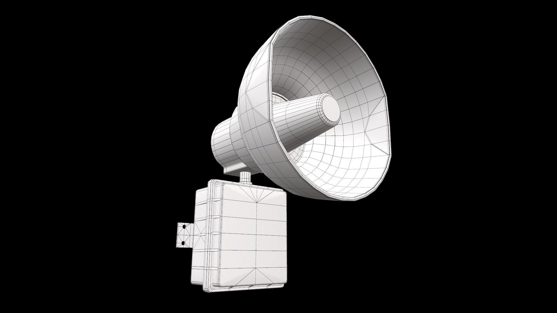 Fire Alarm Siren 3D model | CGTrader