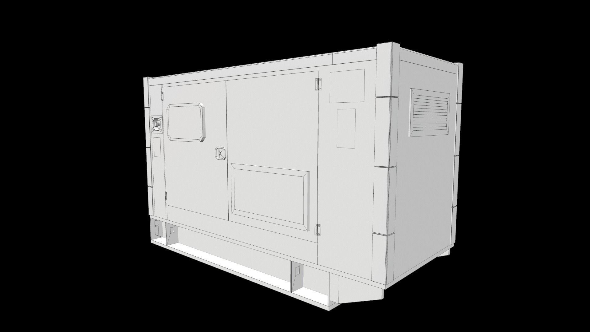 3D model Power Generator 3d Model Low Poly VR / AR / low-poly | CGTrader